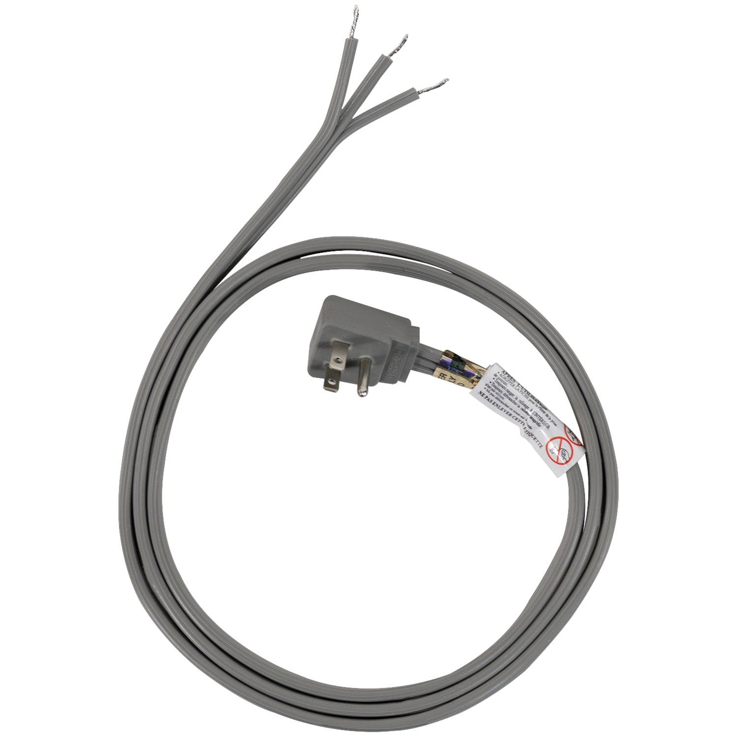 Certified Appliance 15-0350 13-Amp 90deg-Plug Appliance Power Cord, 3ft ...