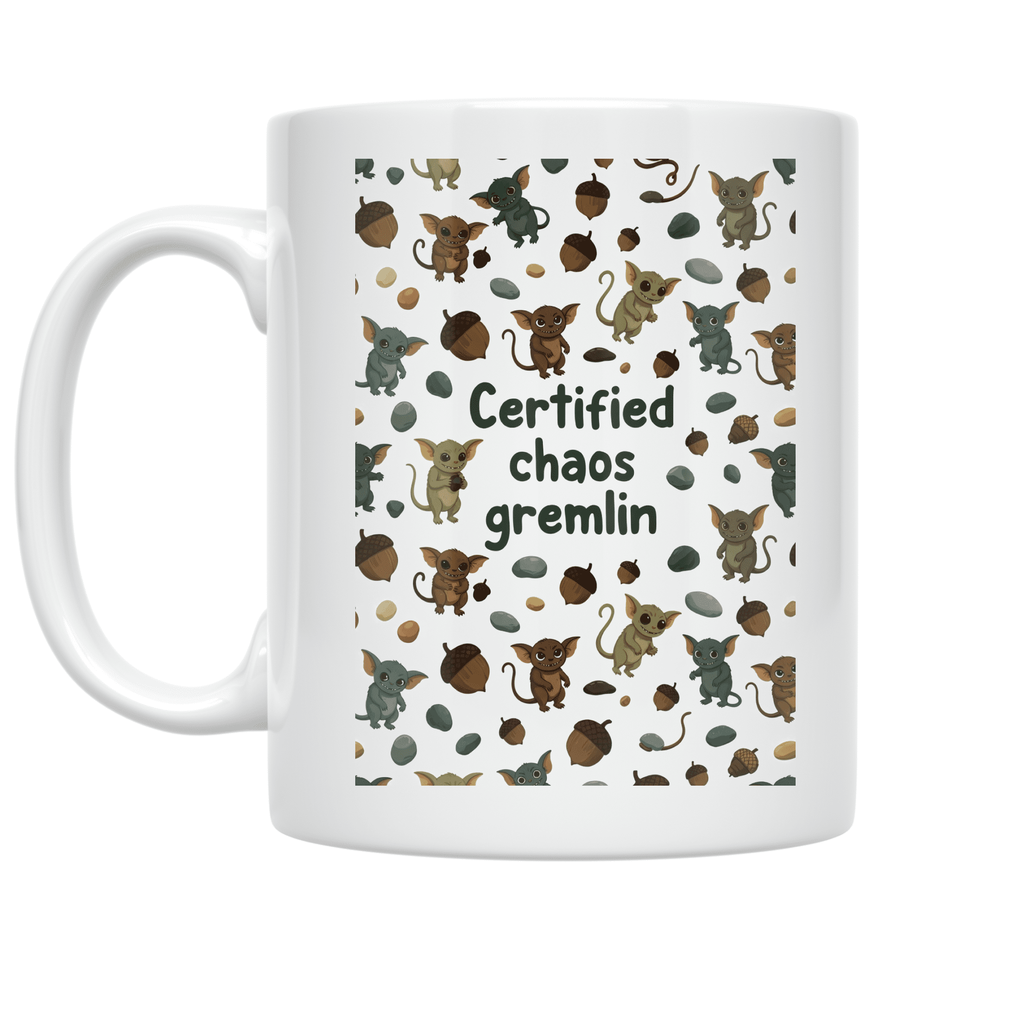 Certified Chaos Gremlin Design - Goblincore Enthusiast - 11 oz Ceramic ...