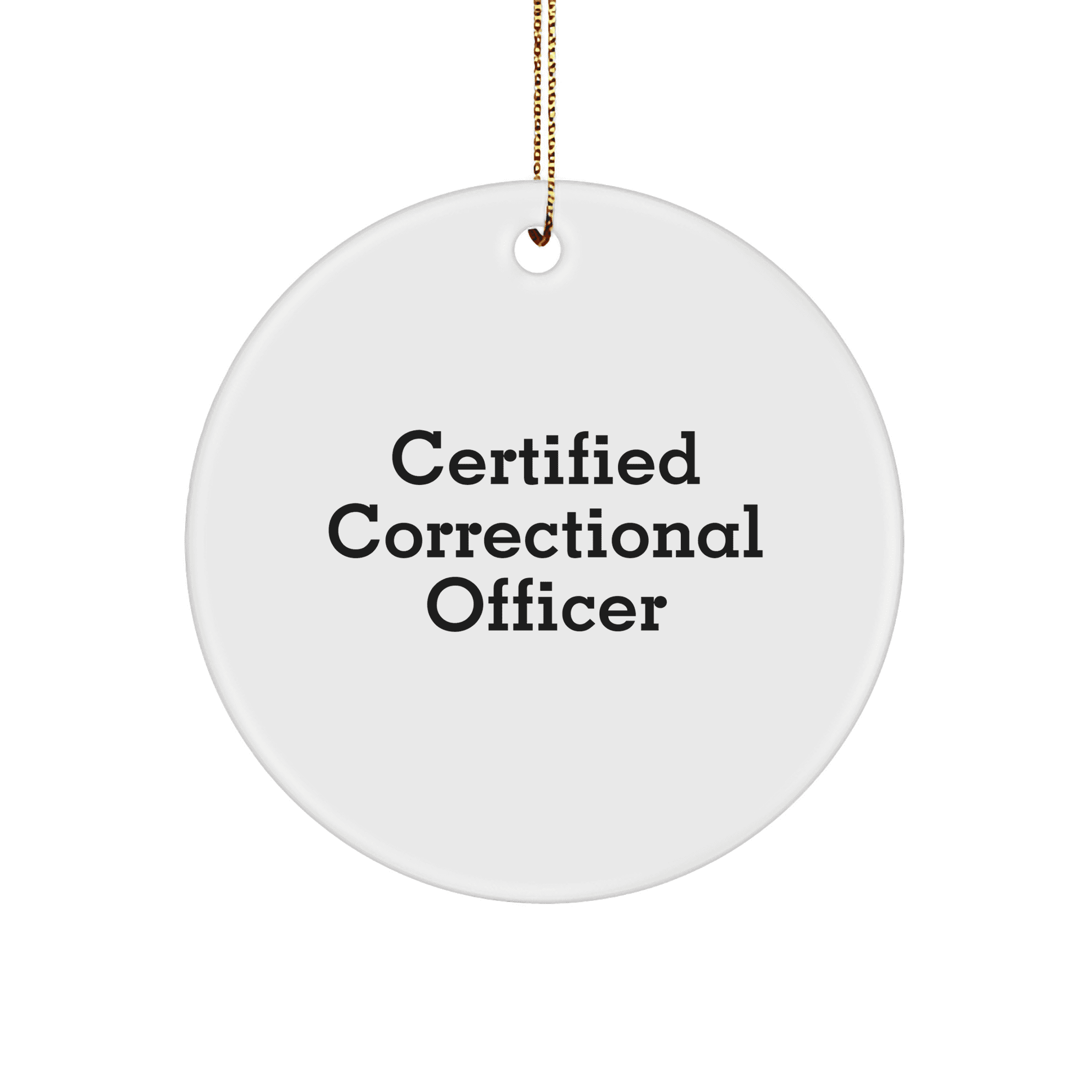 Certified Correctional Officer Gifts from Friends and Family - Funny ...