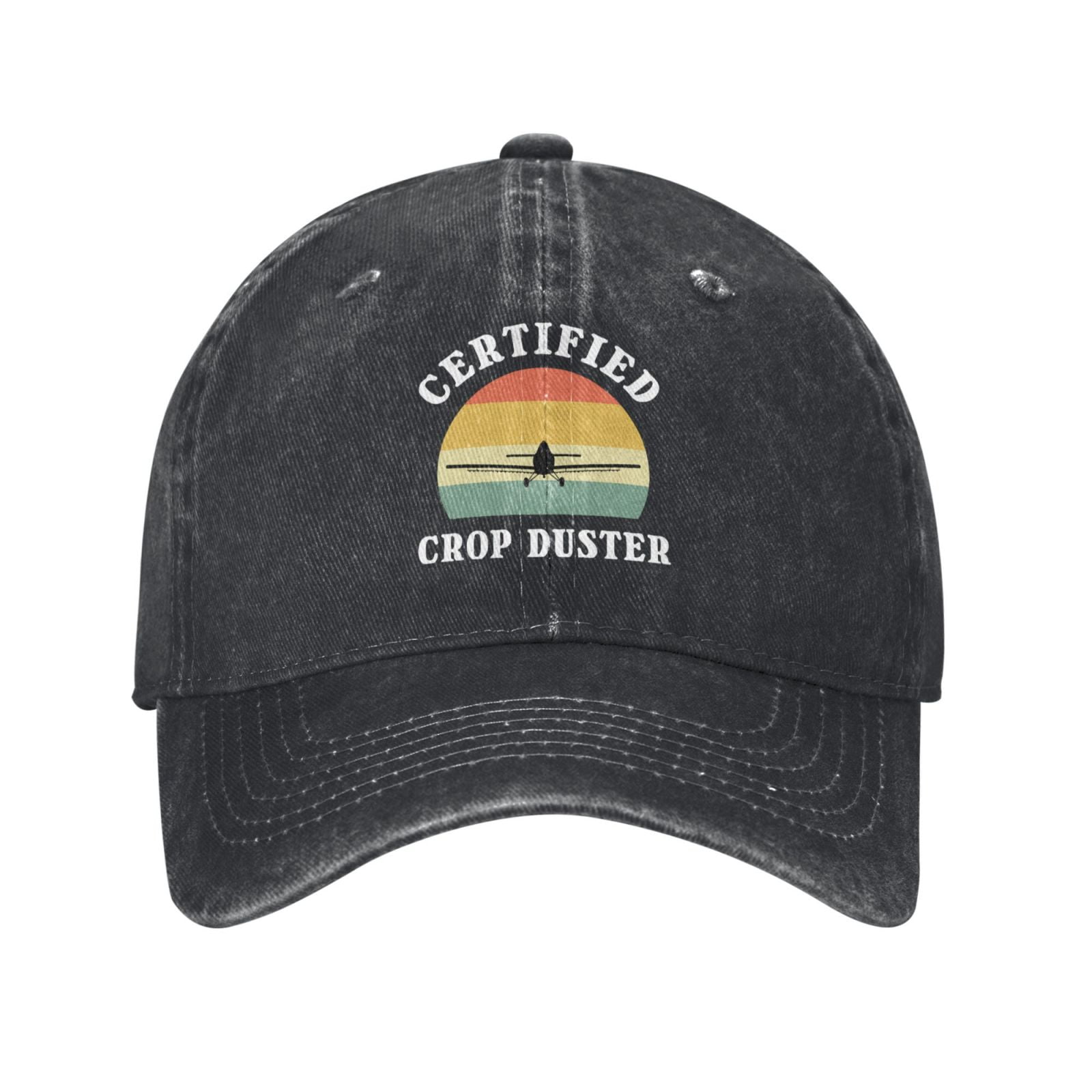 Certified Crop Duster Adult Adjustable Classic Washed Casquette Cap Hat ...