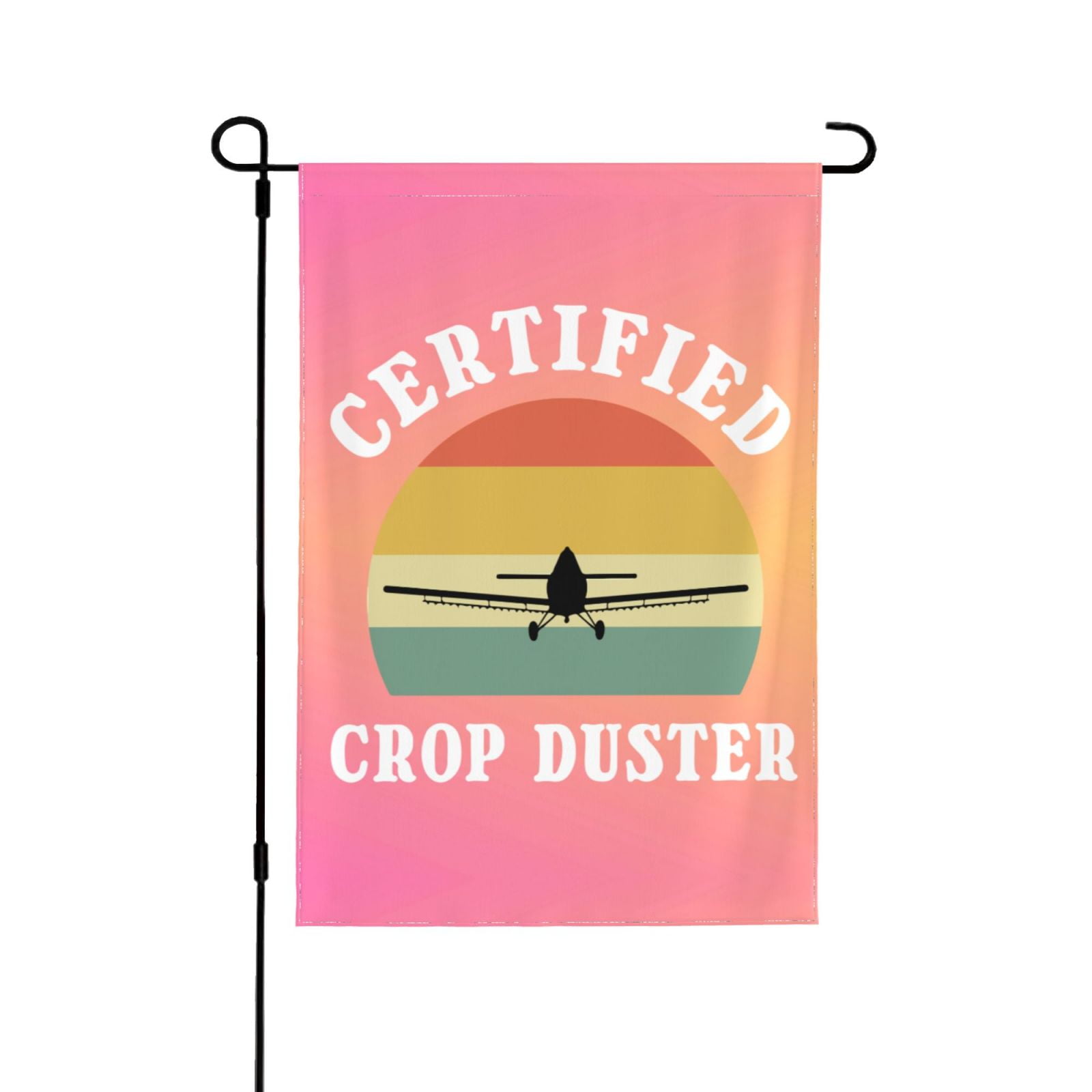 Certified Crop Duster Garden Flag 12.5 X 18 Inch Double Sided ...