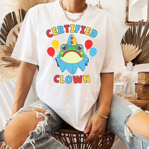 Certified Frog Clown - Uni T-, Funny R Meme , WeI1ROre & Clowncore Gift ...
