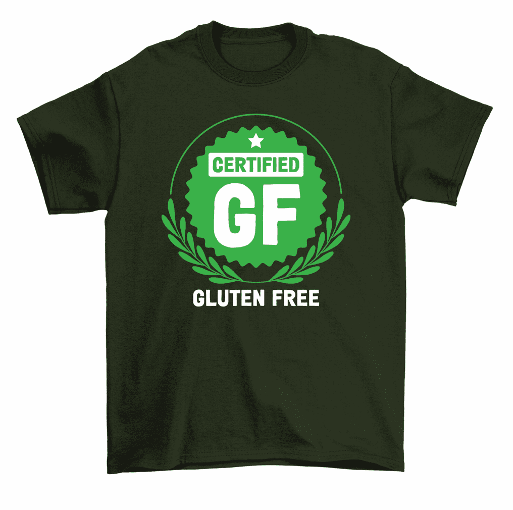 Certified GF Gluten Free T-Shirt Men Women - Walmart.com