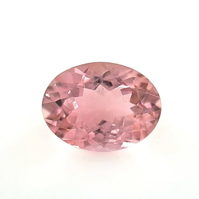 Certified Genuine 1 Carat Pink Tourmaline Oval Shape Mixed Cut 8x6 mm ...