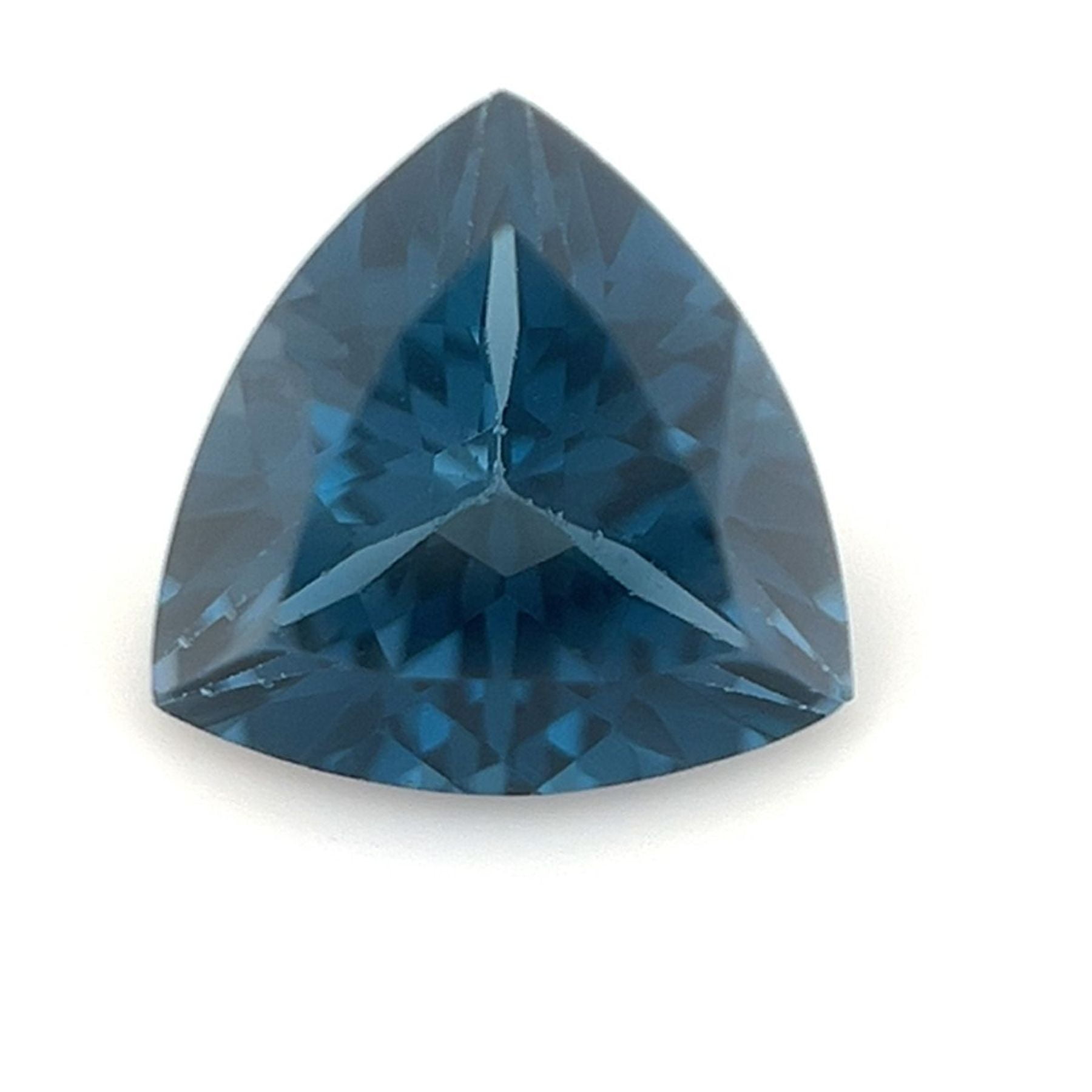 Certified Genuine 2.5 Carat London Blue Topaz Trilliant Shape Mixed Cut ...