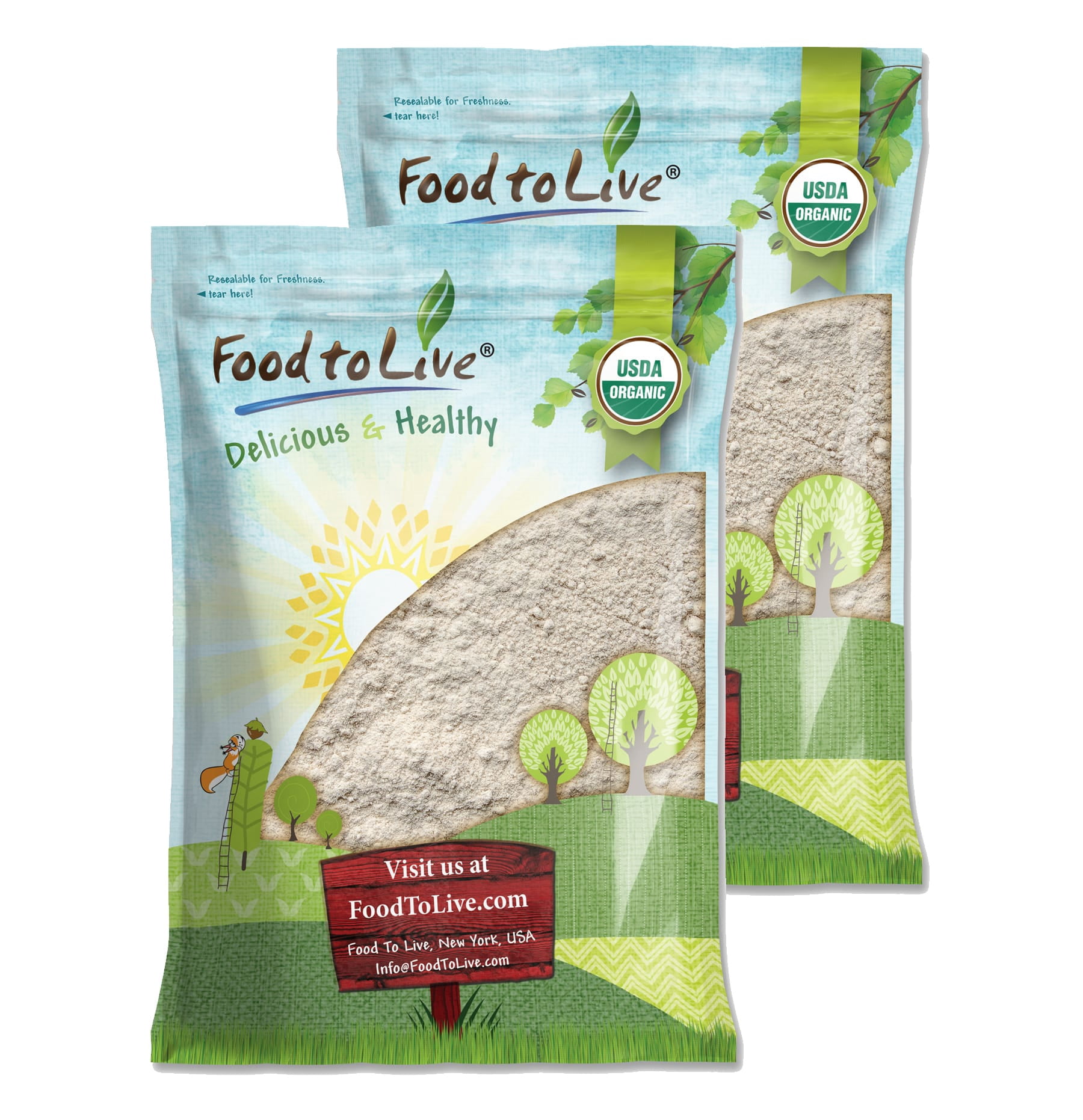 Certified Gluten Free Organic Amaranth Flour, 16 Pounds — Non-GMO, Raw ...