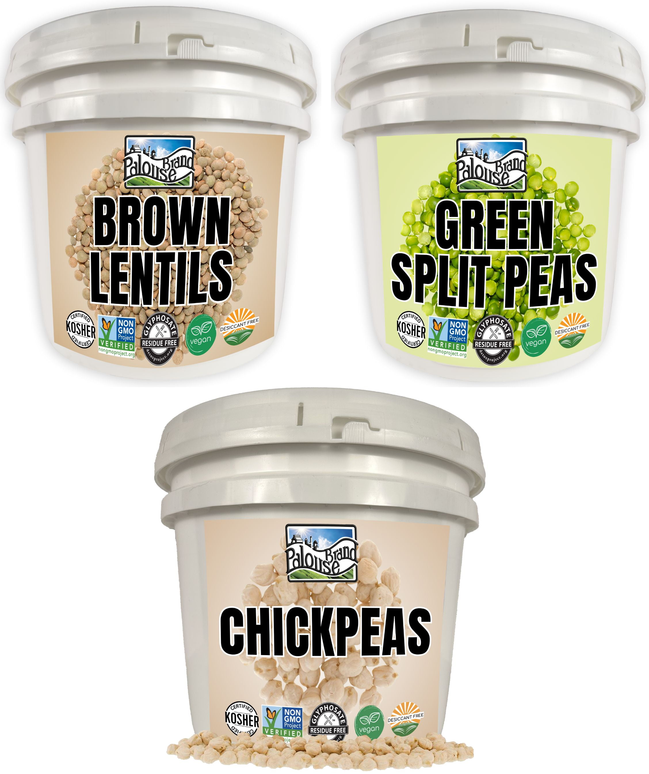 75 LBS Emergency Legume Bucket | Warehouse Breakroom - Walmart Business ...