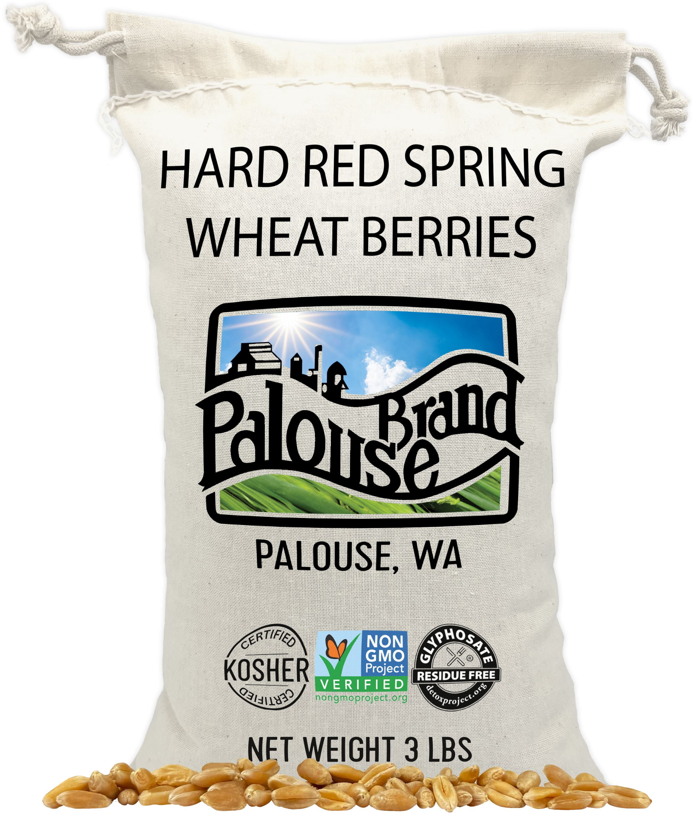 Palouse Brand | Locally Grown Hard Red Spring Wheat Berries | Non-GMO ...