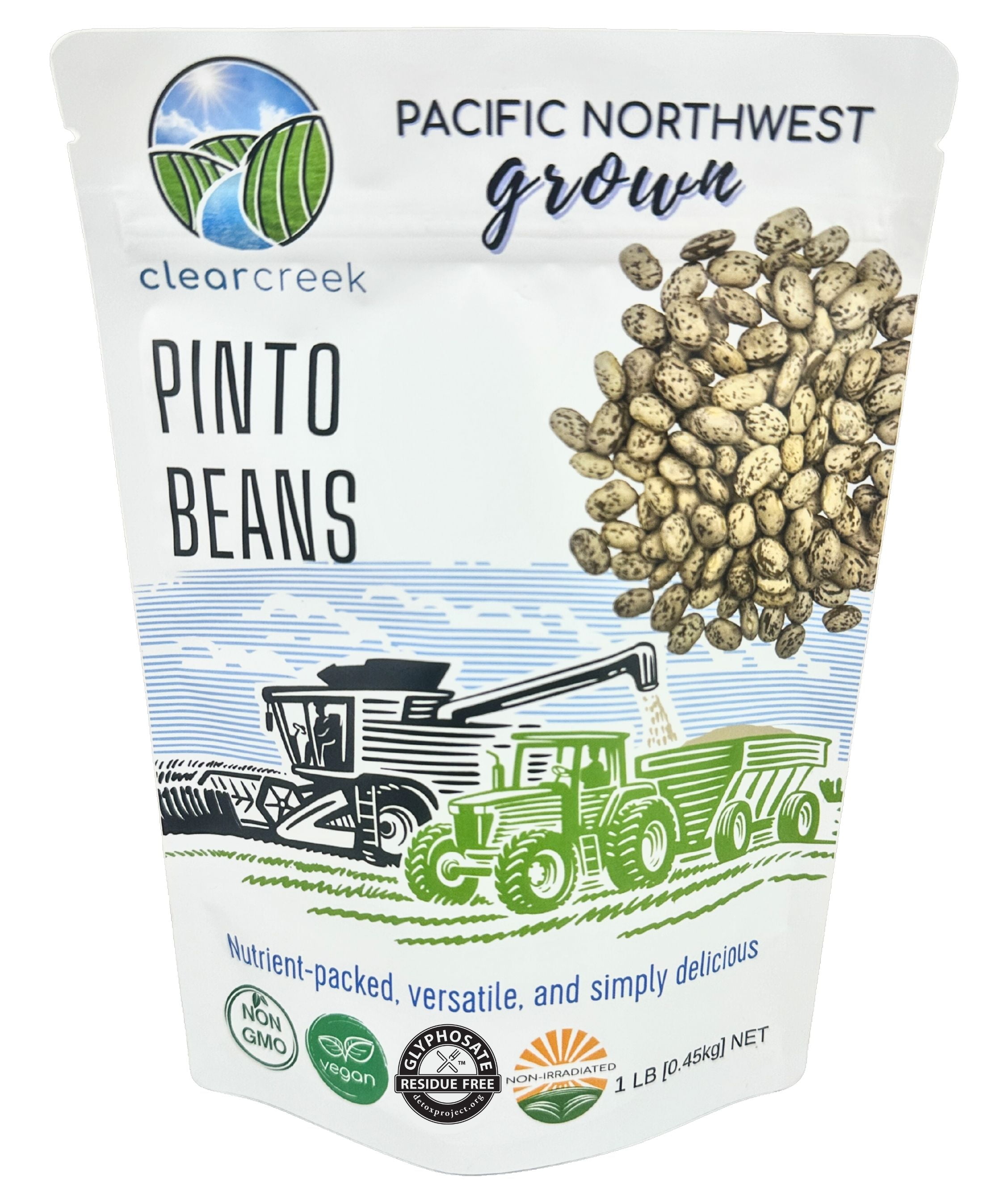 Certified Glyphosate Residue Free Pinto Beans | 1 lb | North American ...