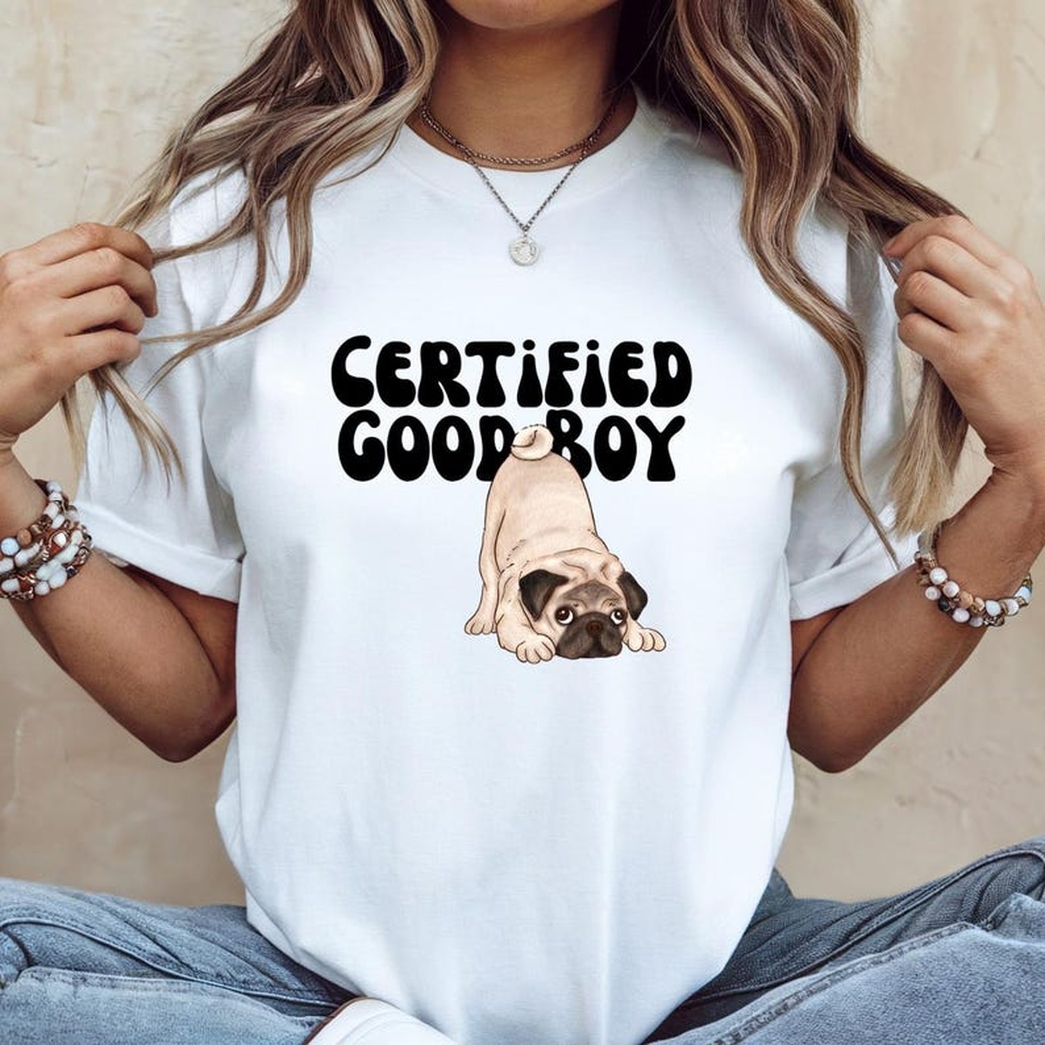 Certified Good Boy Unisex Heavy Cotton Tee, Pet Lover Gift, Funny Dog ...