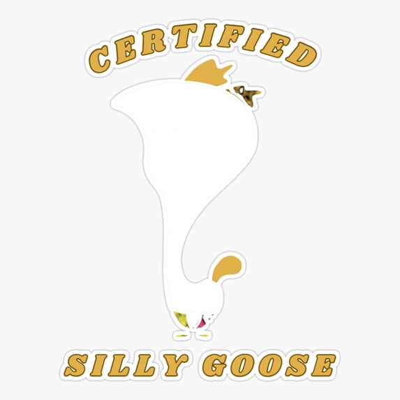 Certified Goose Badge Retro Sticker - Walmart.com