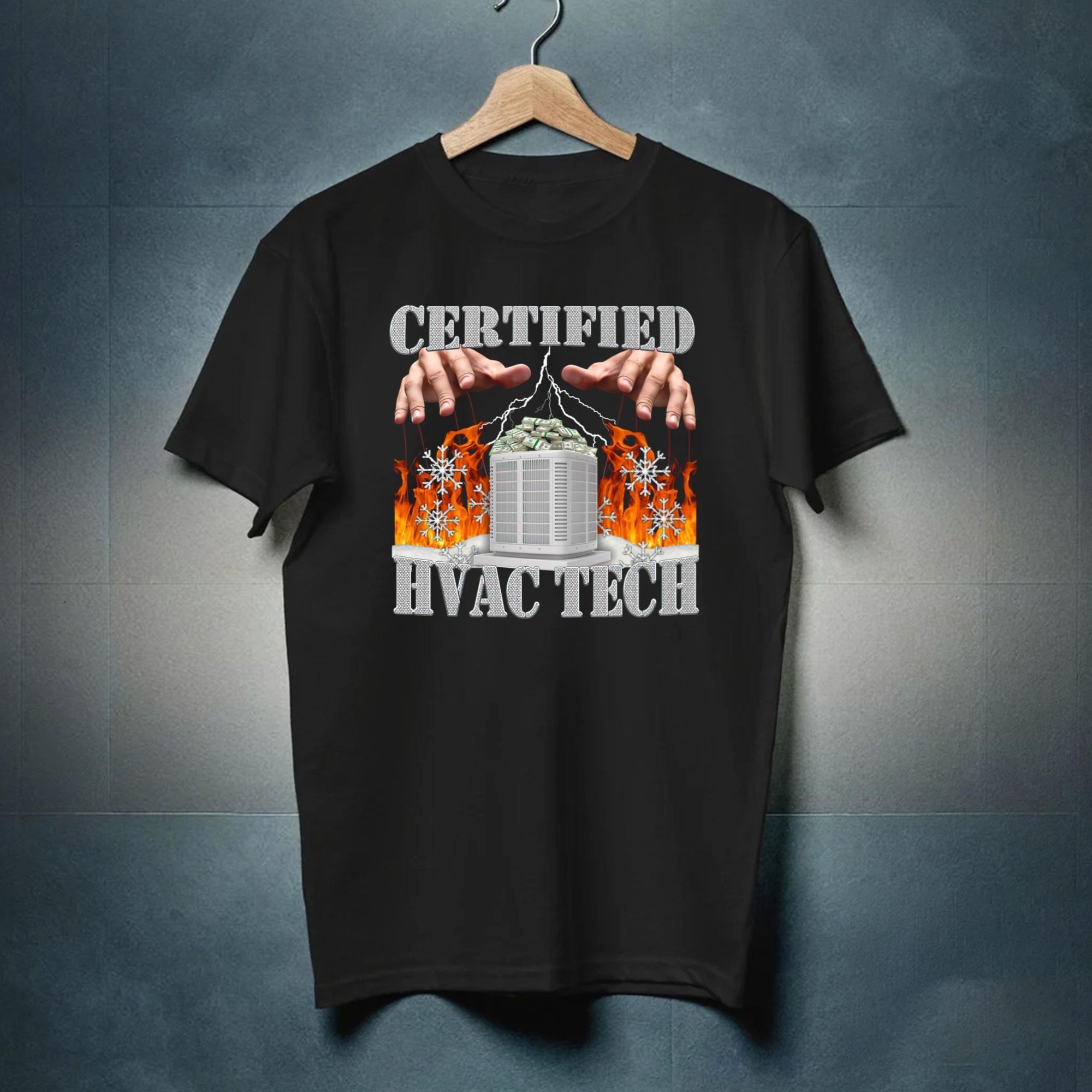 Certified HVAC Tech - Hvac Shirt - Hvac Technician - Hvac Gift - Funny ...