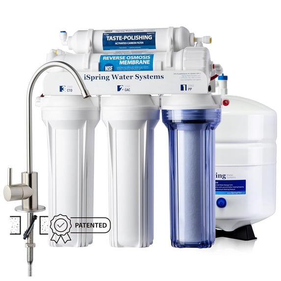 Certified, High Capacity Under Sink 5-Stage Reverse Osmosis Water ...