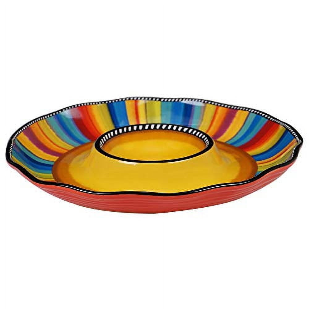 Certified International 28053 Sierra Chip & Dip Server, Multicolored ...