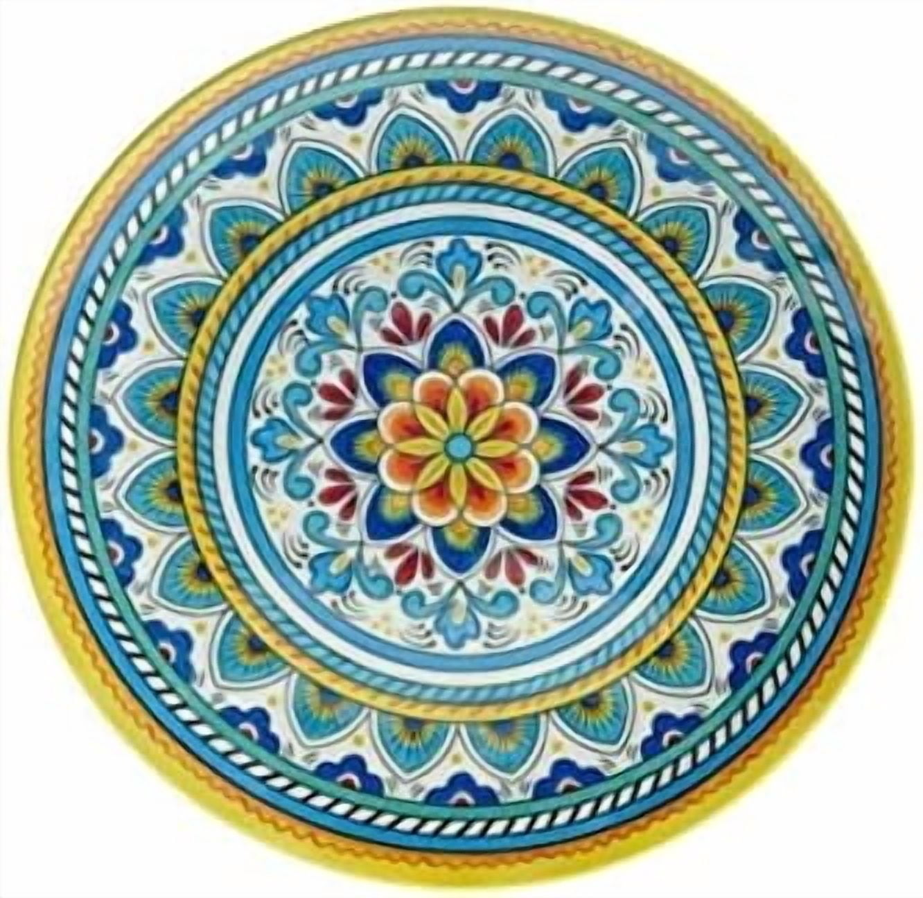 Certified International 28180 Portofino 1 pc Dinner Plate, Melamine ...