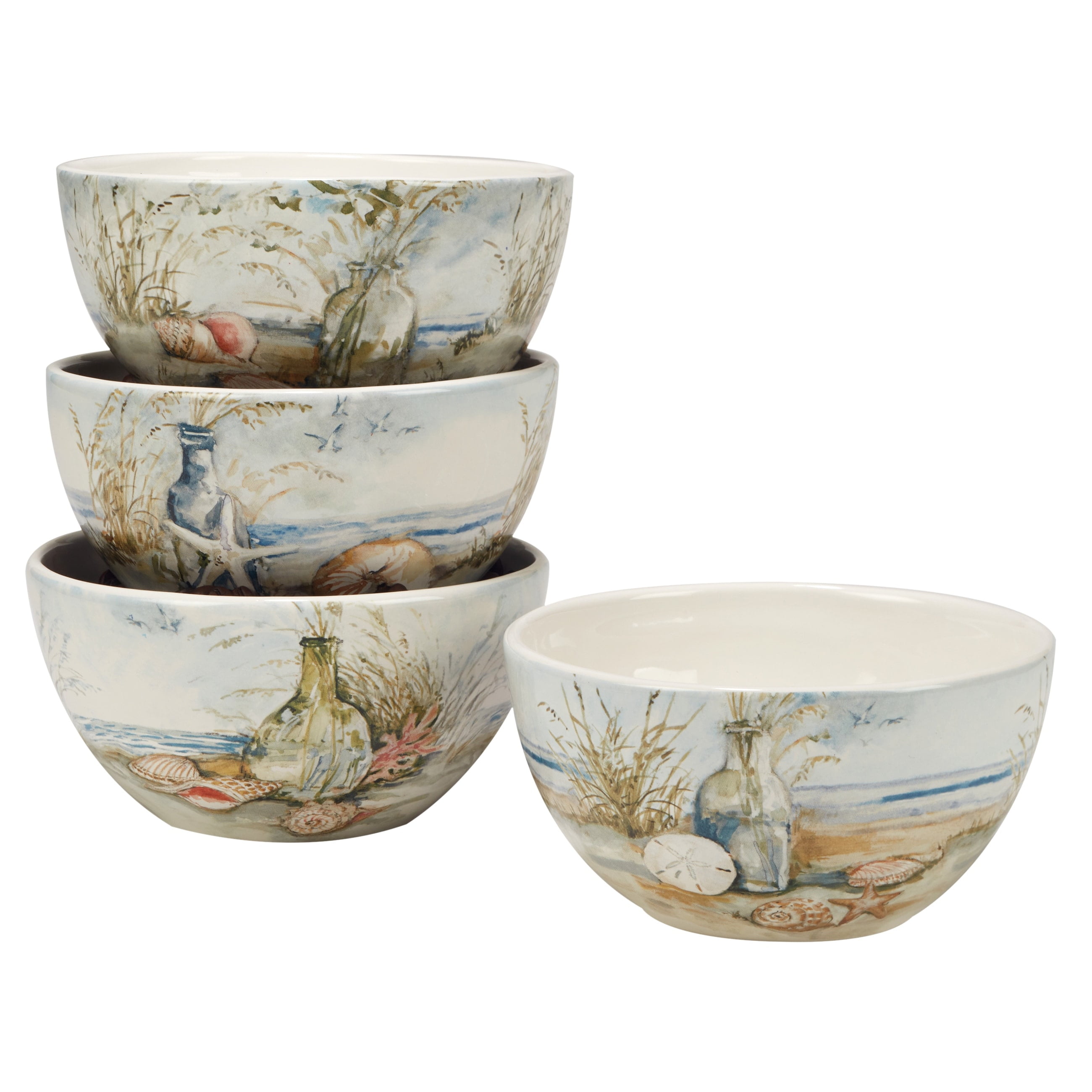 Certified International Coastal Landscape 26 oz. Ice Cream/Dessert ...