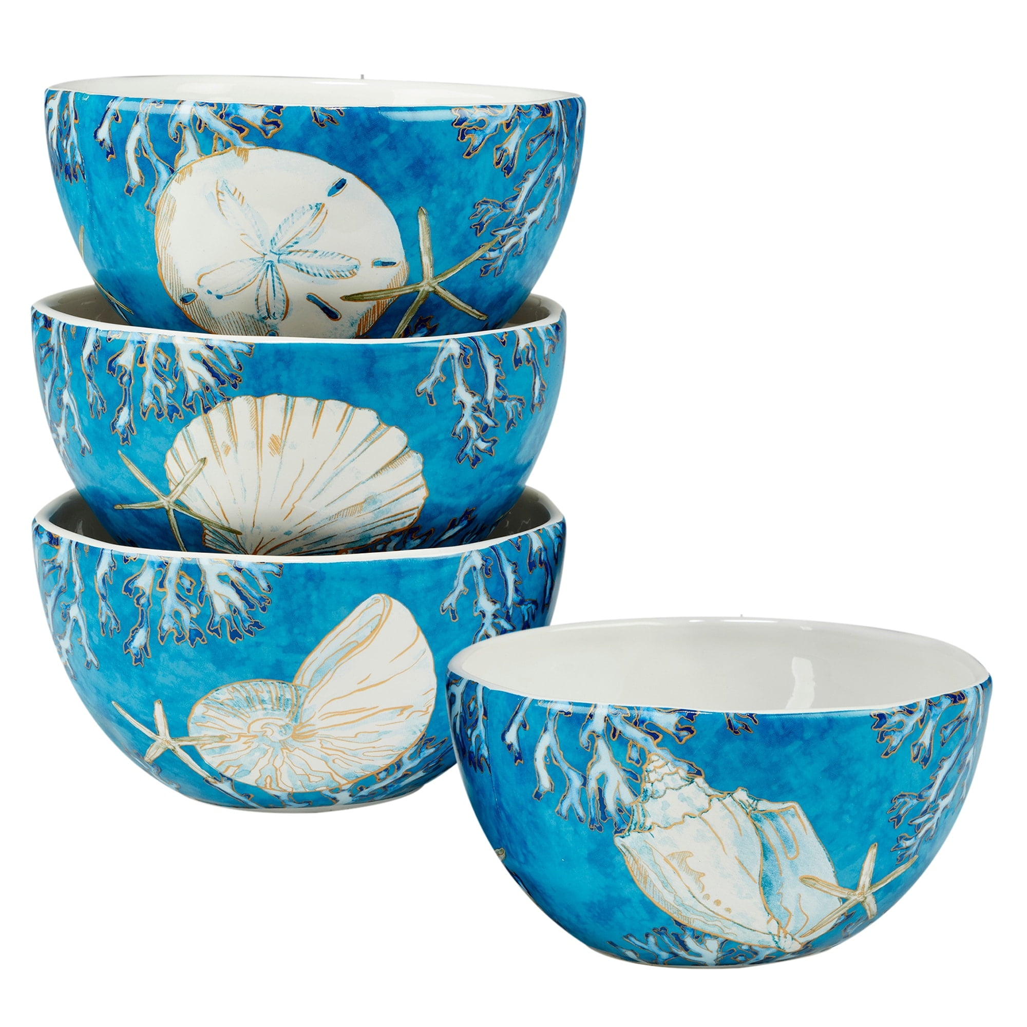 Certified International Playa Shells 26 oz. Ice Cream/Dessert Bowls ...