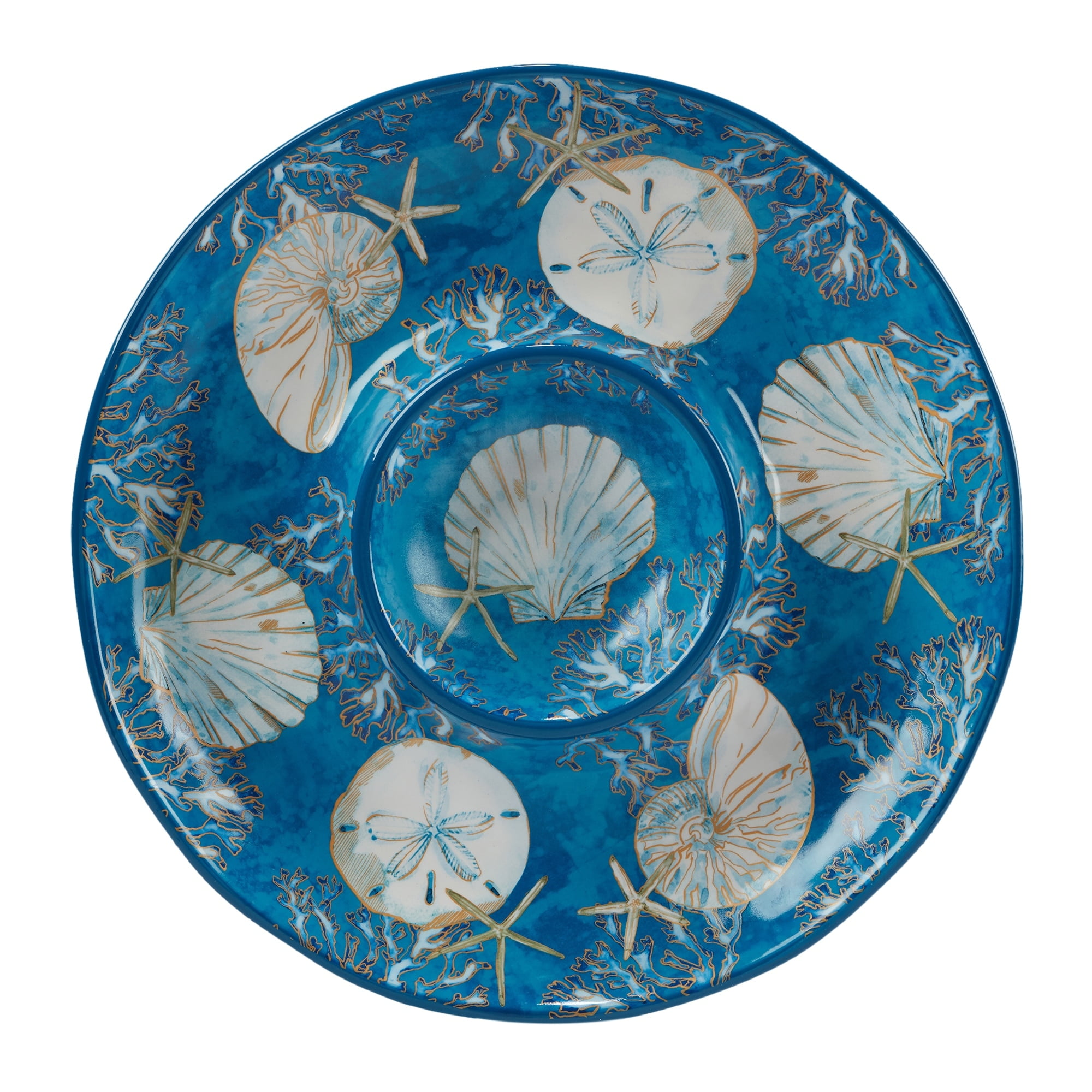 Certified International Playa Shells Chip and Dip - Walmart.com