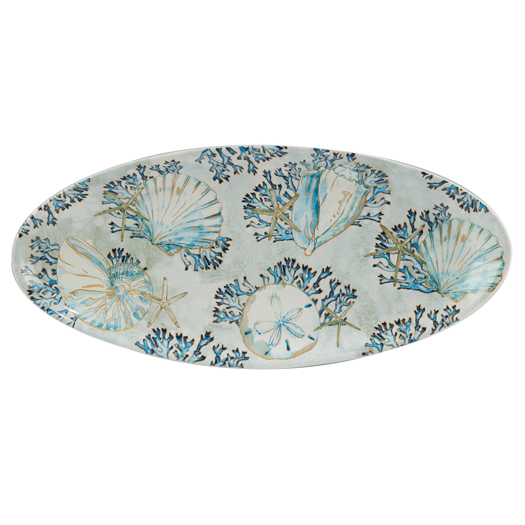Certified International Playa Shells Fish Platter, - Walmart.com