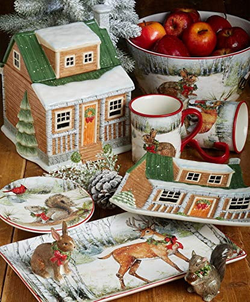 Certified International Winter Forest 16pc Dinnerware Set, Service for ...
