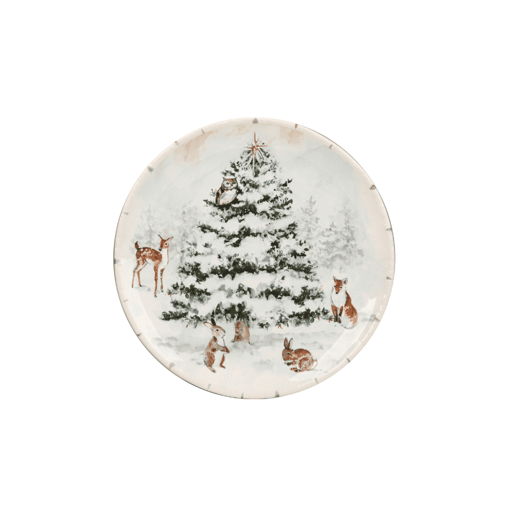 Certified International Winter's Frost Dinner Plate, 11-inch Diameter ...