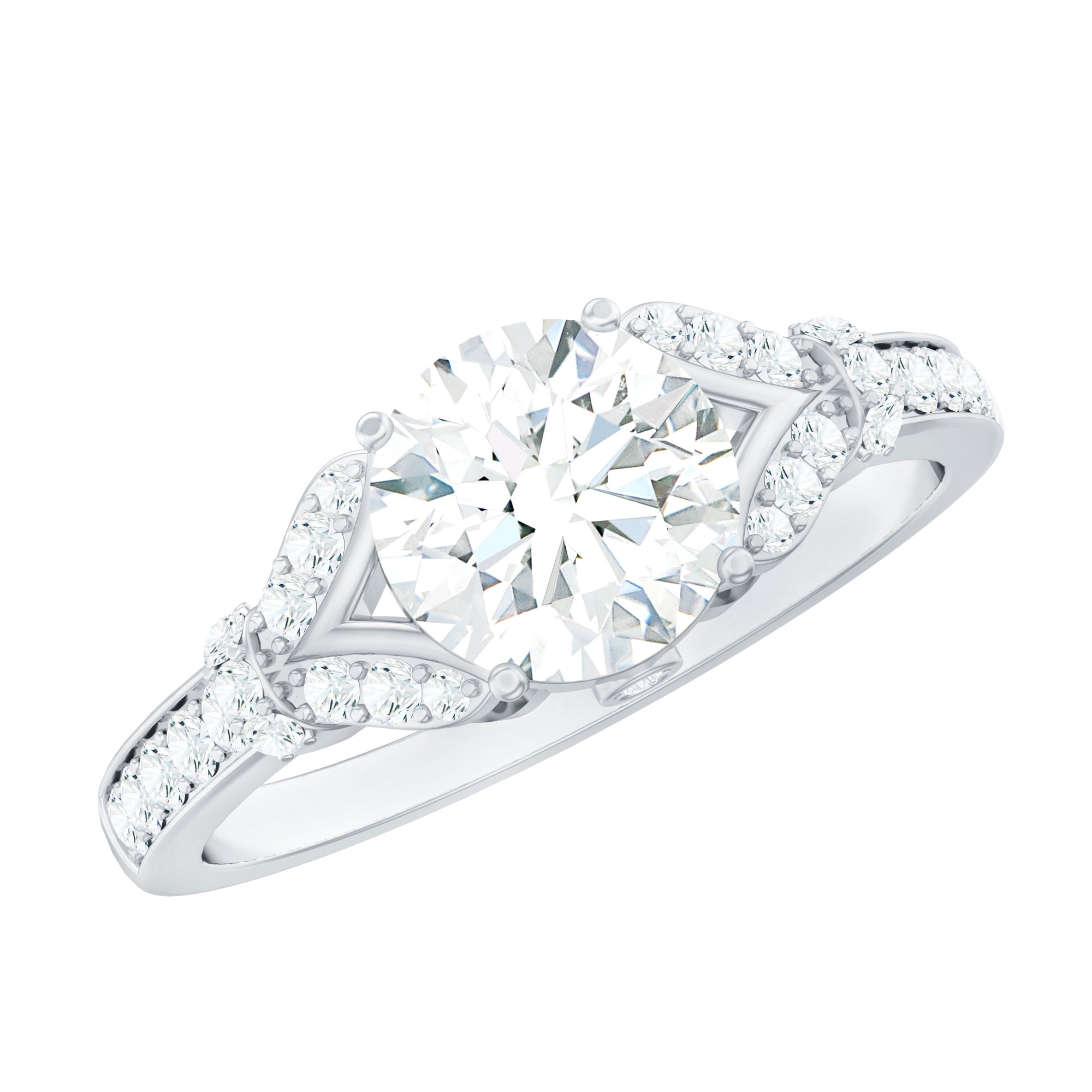 Rosec Jewels Certified Lab Diamond Circle Engagement Ring 8 mm - EF-VS ...