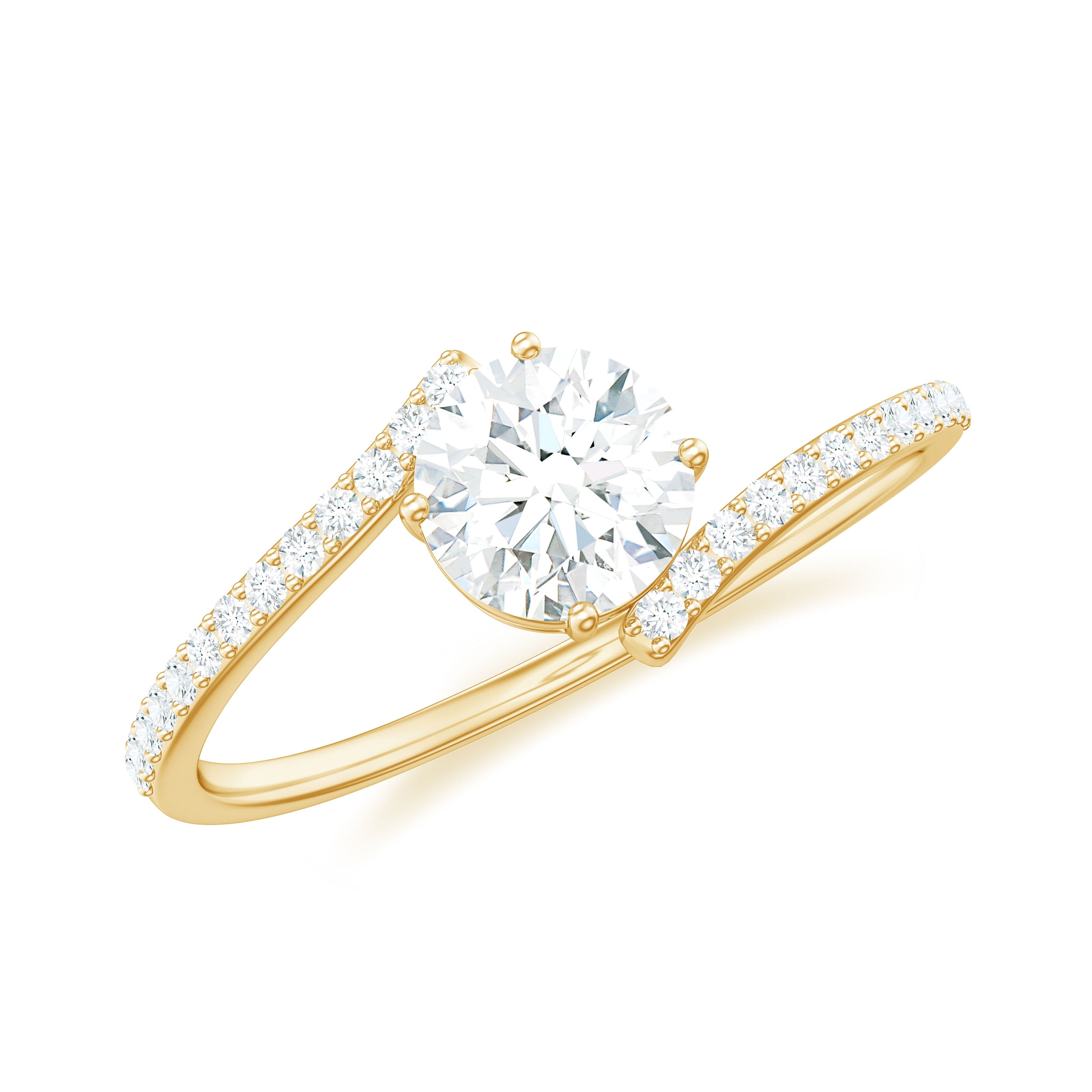 Certified Lab Grown Diamond Promise Engagement Ring - EF-VS Quality ...