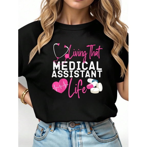 Certified Medical Assistant Life CMA T-Shirt - Walmart.com