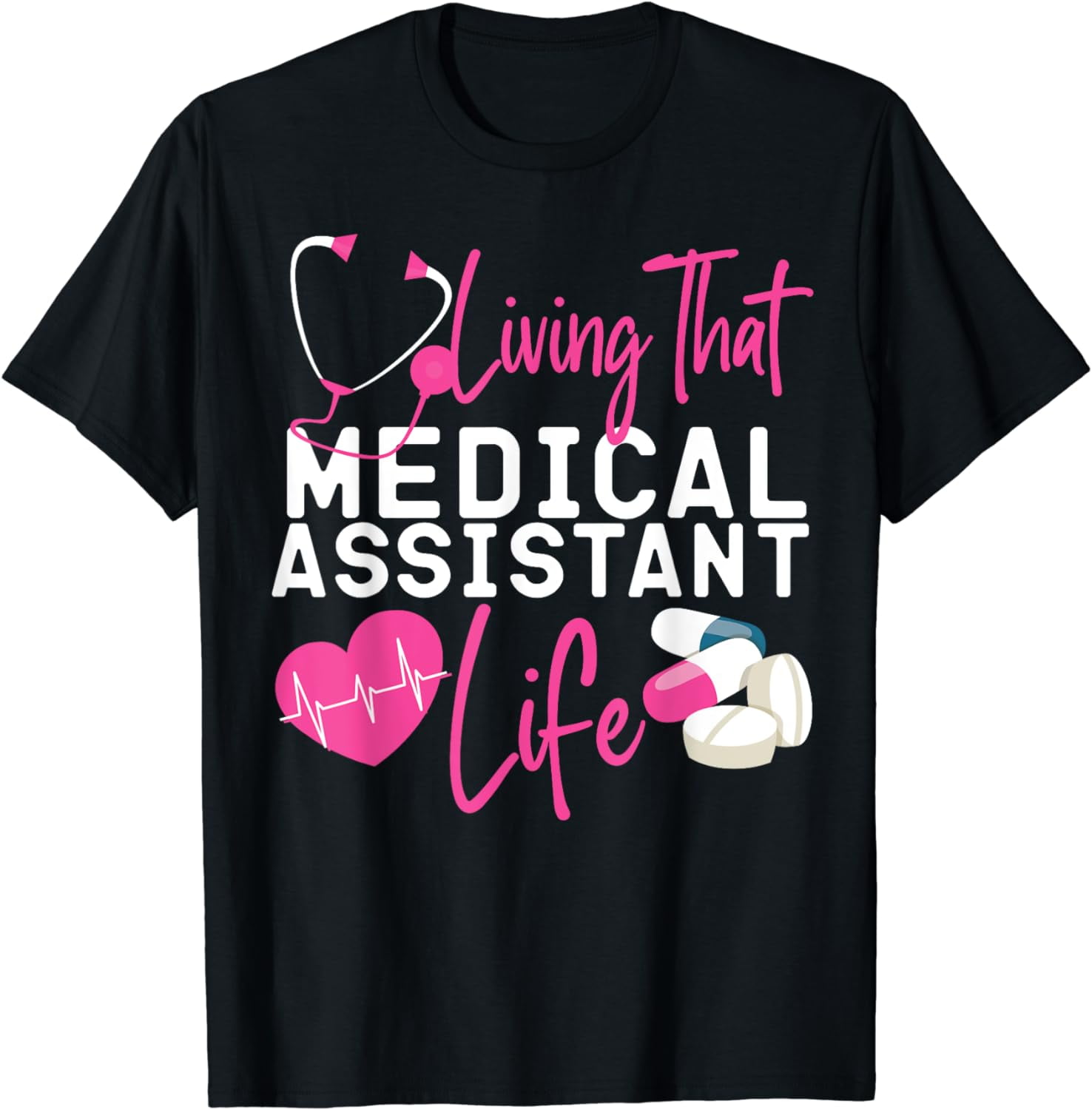 Certified Medical Assistant Life CMA T-Shirt - Walmart.com