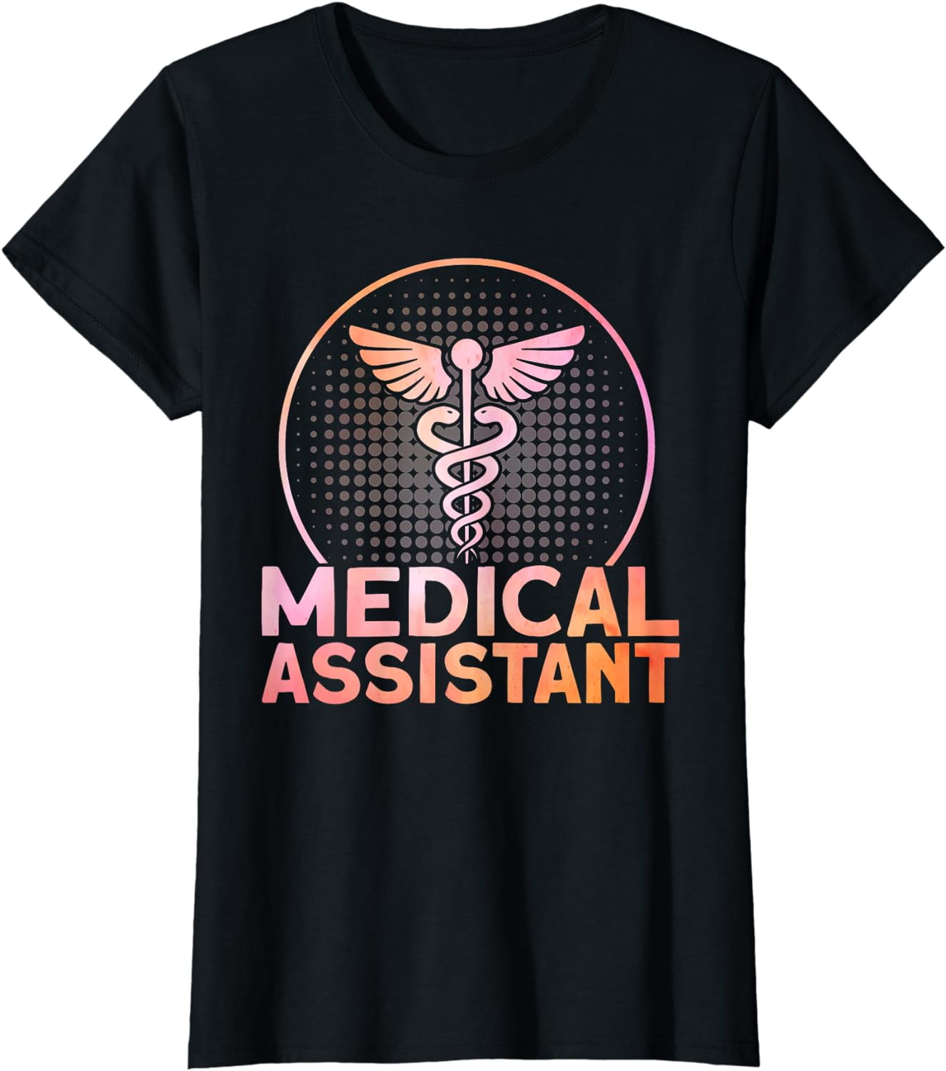 Certified Medical Assistant Med School Watercolor CMA T-Shirt - Walmart.com