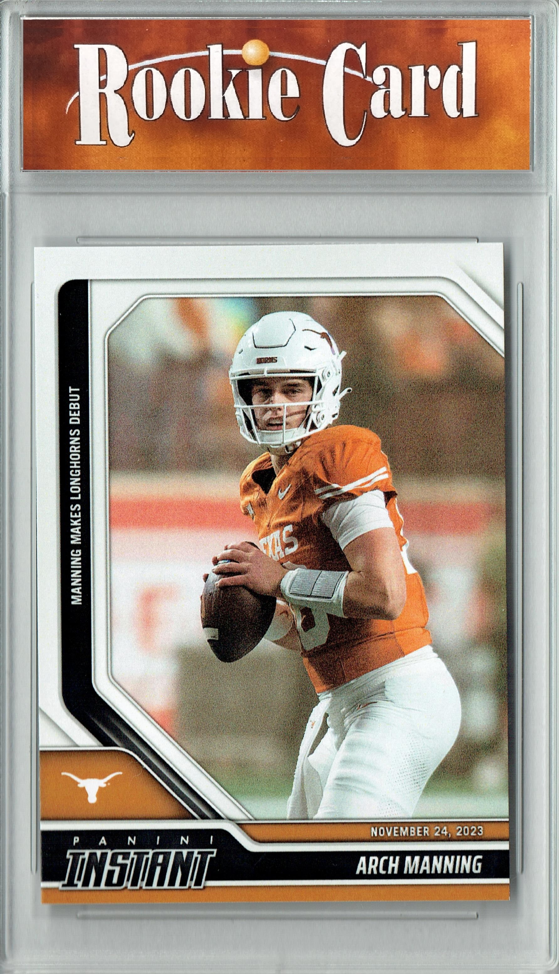 Certified Mint+ Arch Manning 2023 Panini Instant #42 Makes Longhorns ...