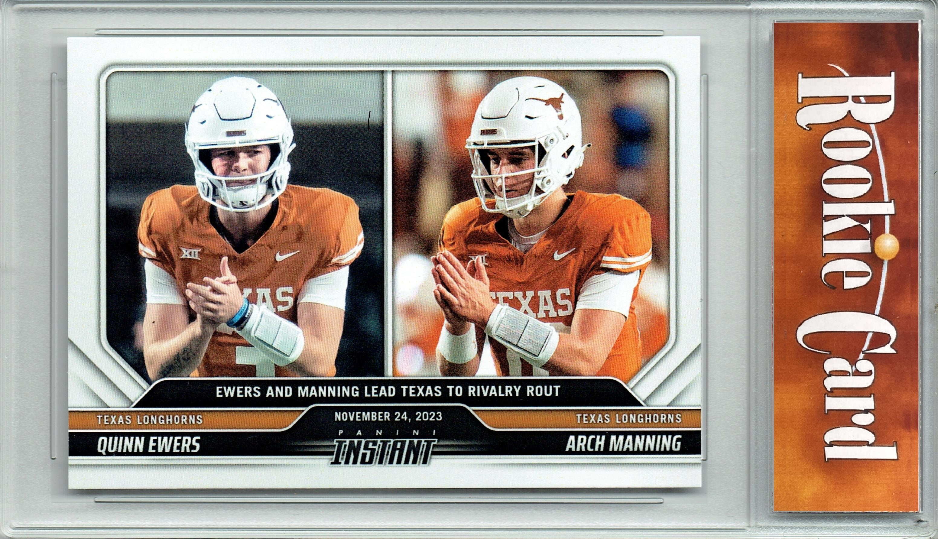 Certified Mint+ Arch Manning 2023 Panini Instant #43 w Quinn Ewers ...