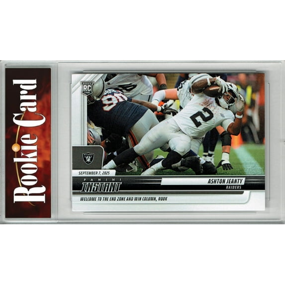 Certified Mint+ Ashton Jeanty 2025 Panini Instant #55 1st TD, 775 Made ...