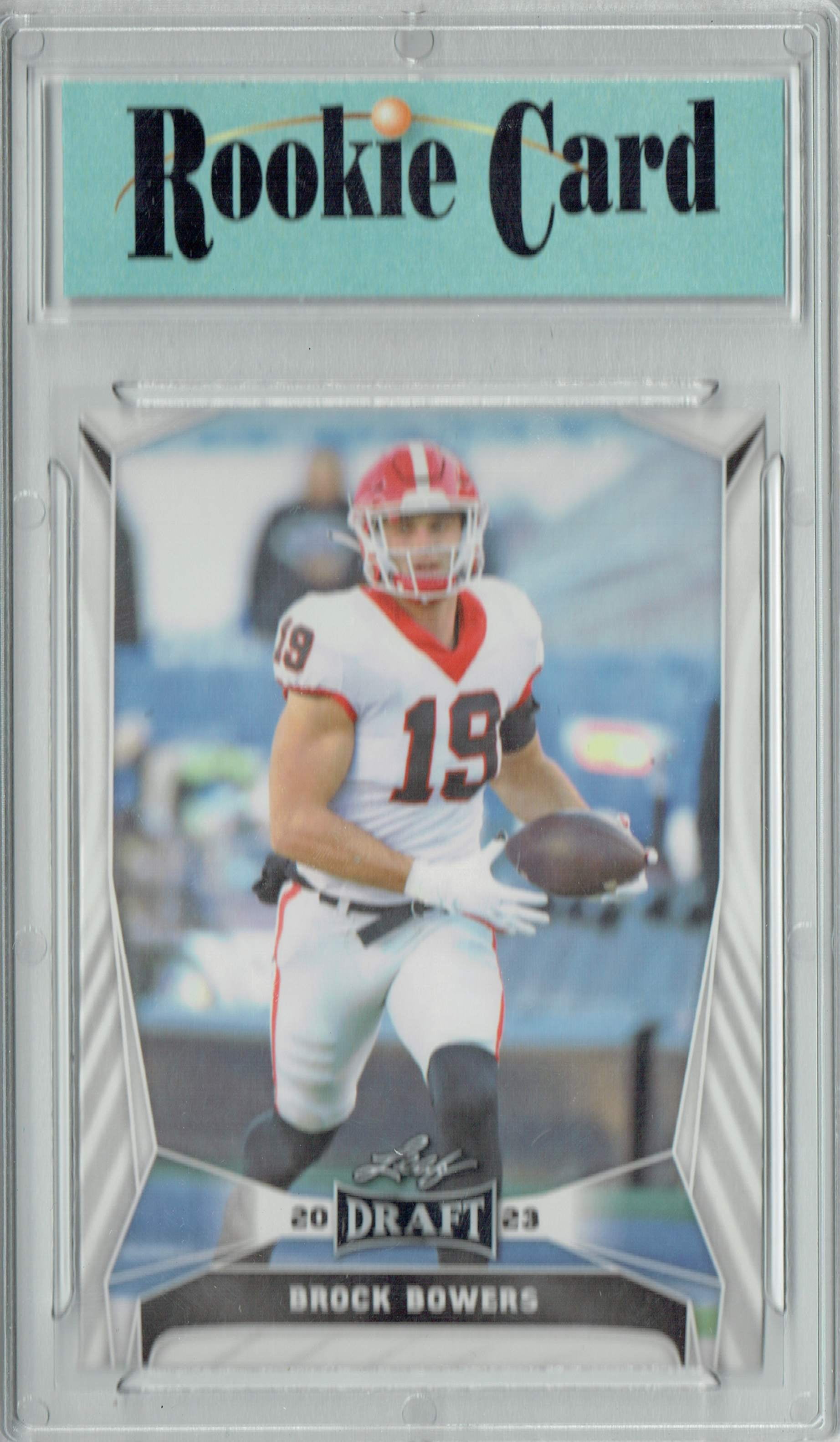 Certified Mint+ Brock Bowers 2023 Leaf Football #18 Rookie Card ...