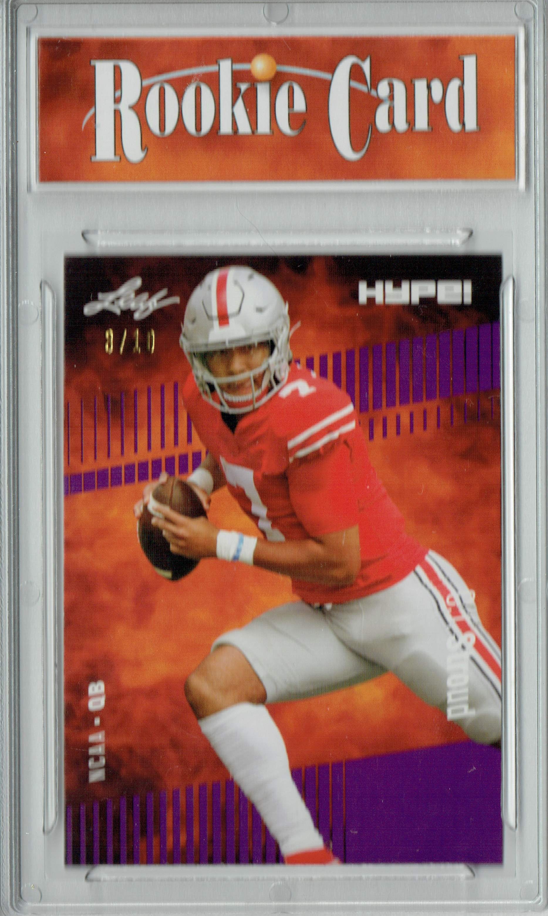 Certified Mint+ C.J. Stroud 2022 Leaf HYPE #81A Purple Short Print Only ...
