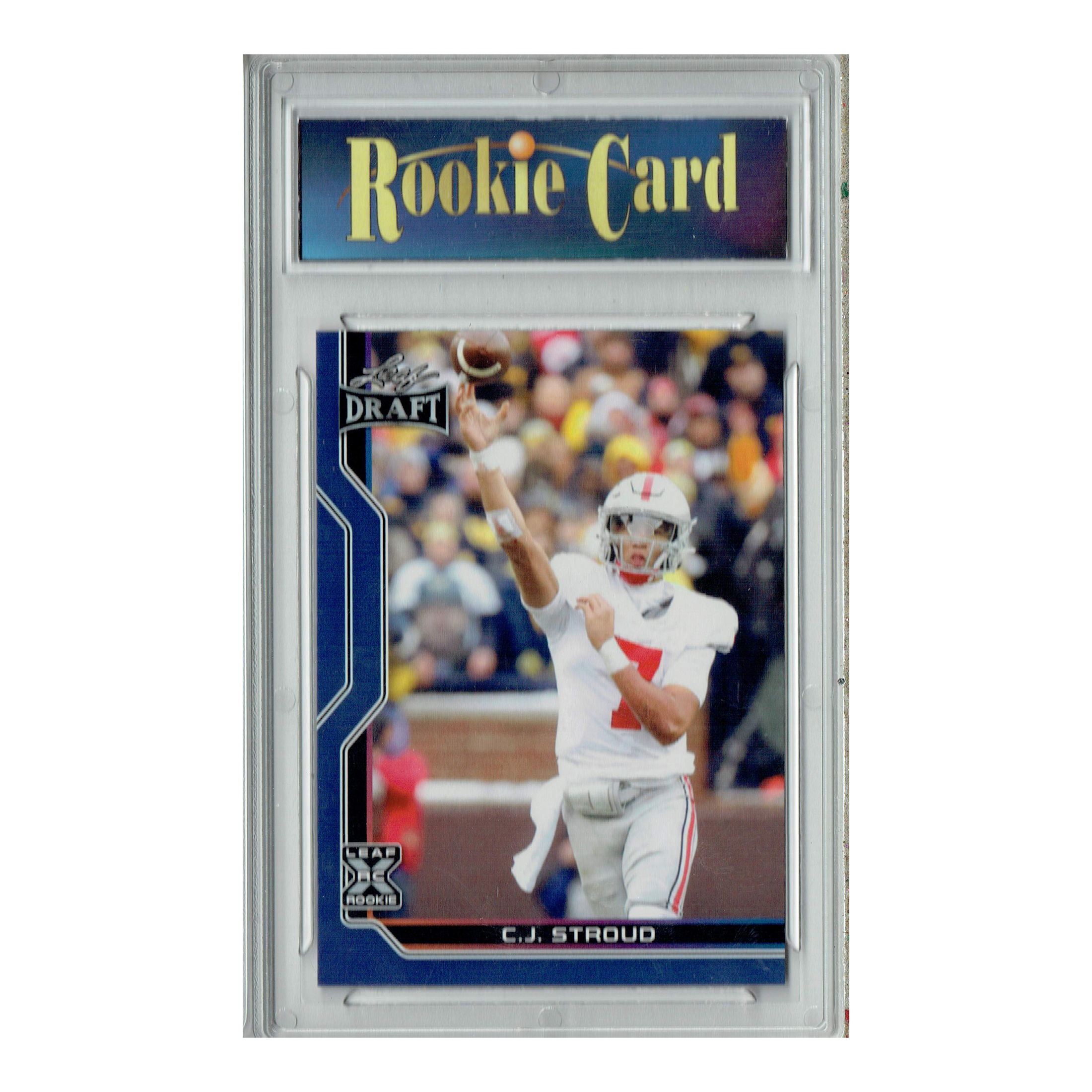 Certified Mint+ C.J. Stroud 2023 Leaf Football #B1-6 Blue SP Special ...