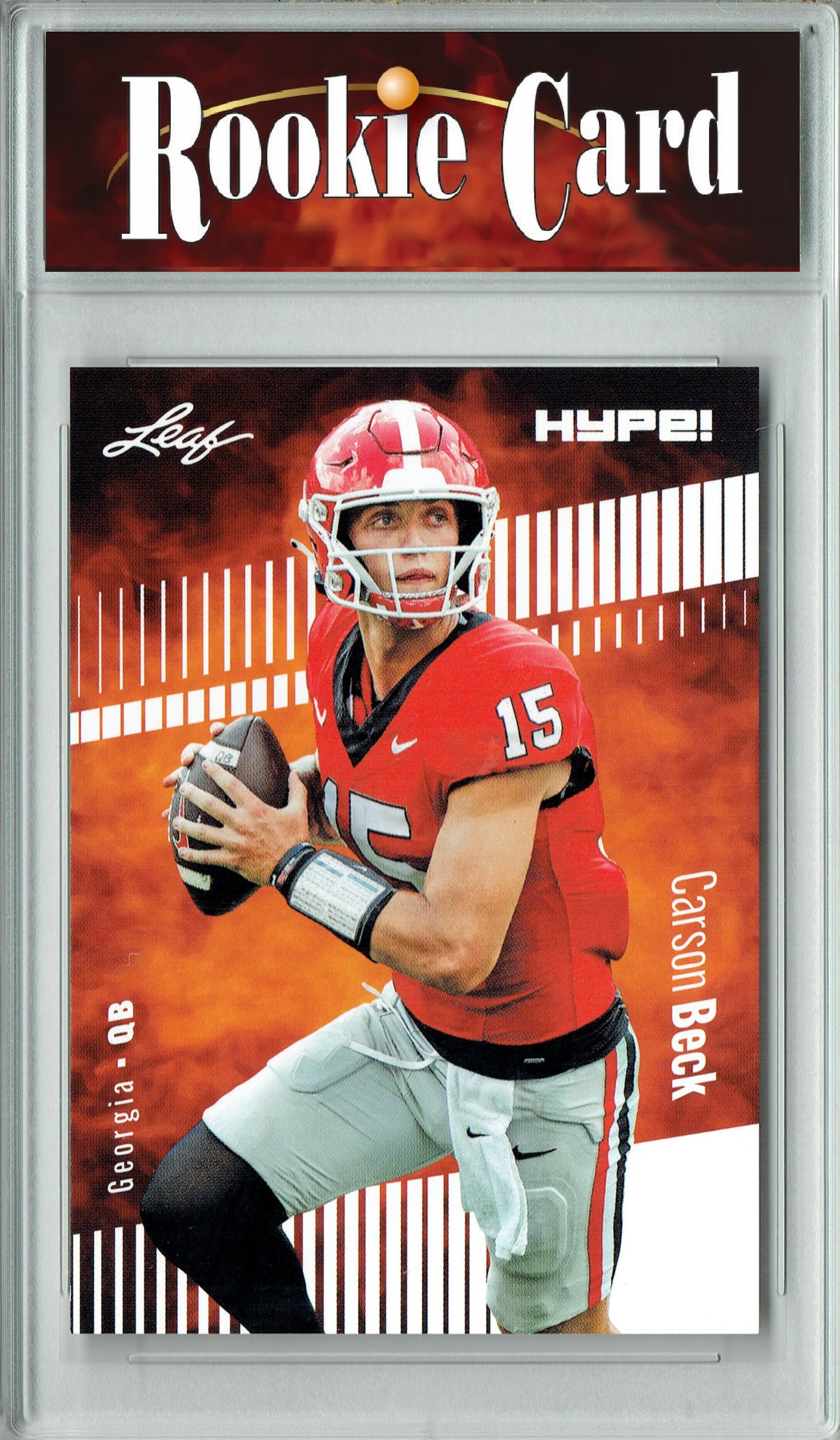 Certified Mint+ Carson Beck 2024 Leaf Hype #139A Only 5000 Made Rookie ...