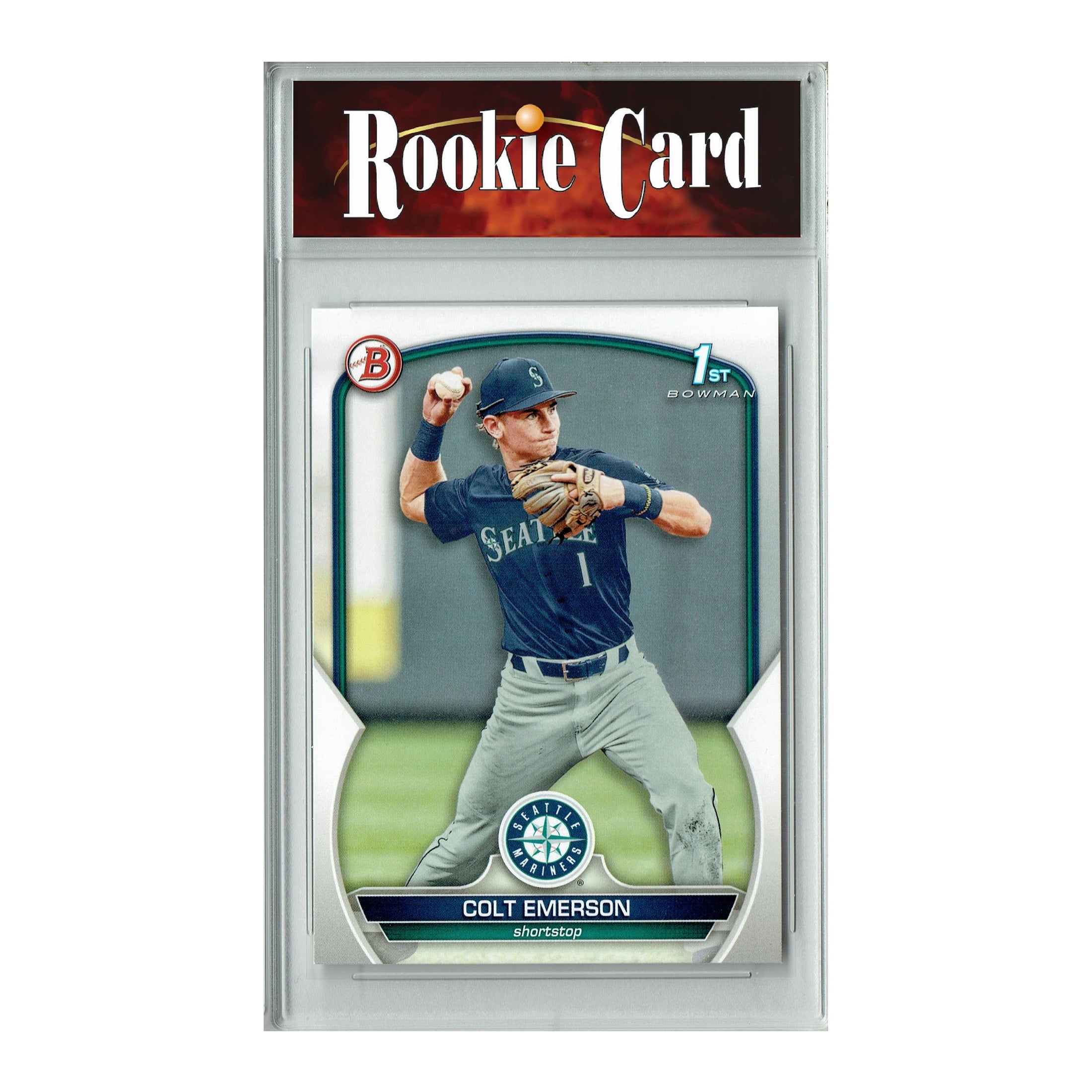 Certified Mint+ Colt Emerson 2023 1st Bowman #BD42 Rookie Card Seattle ...
