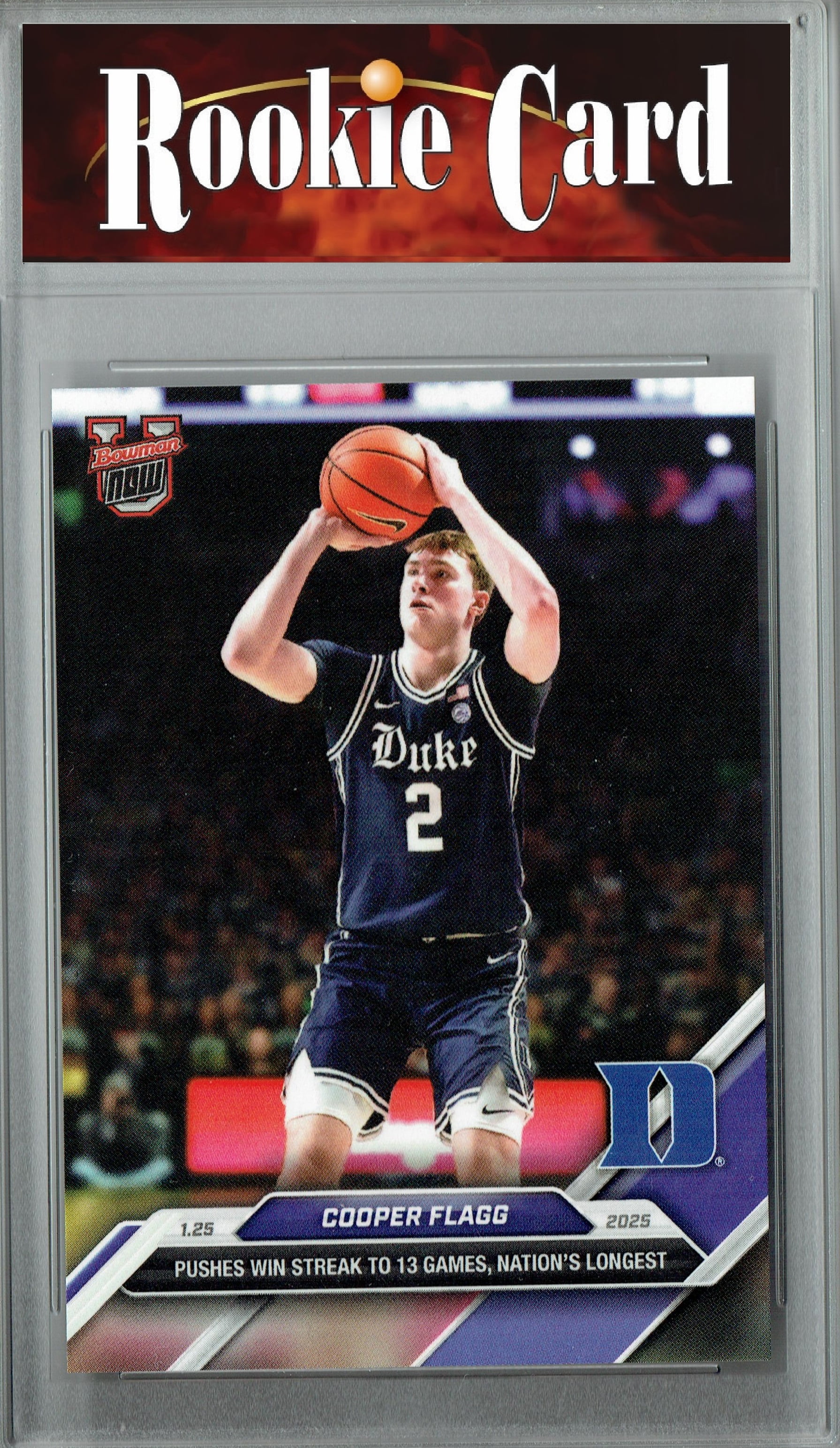 Certified Mint+ Cooper Flagg 2024 Bowman University Now #51 Win Streak ...