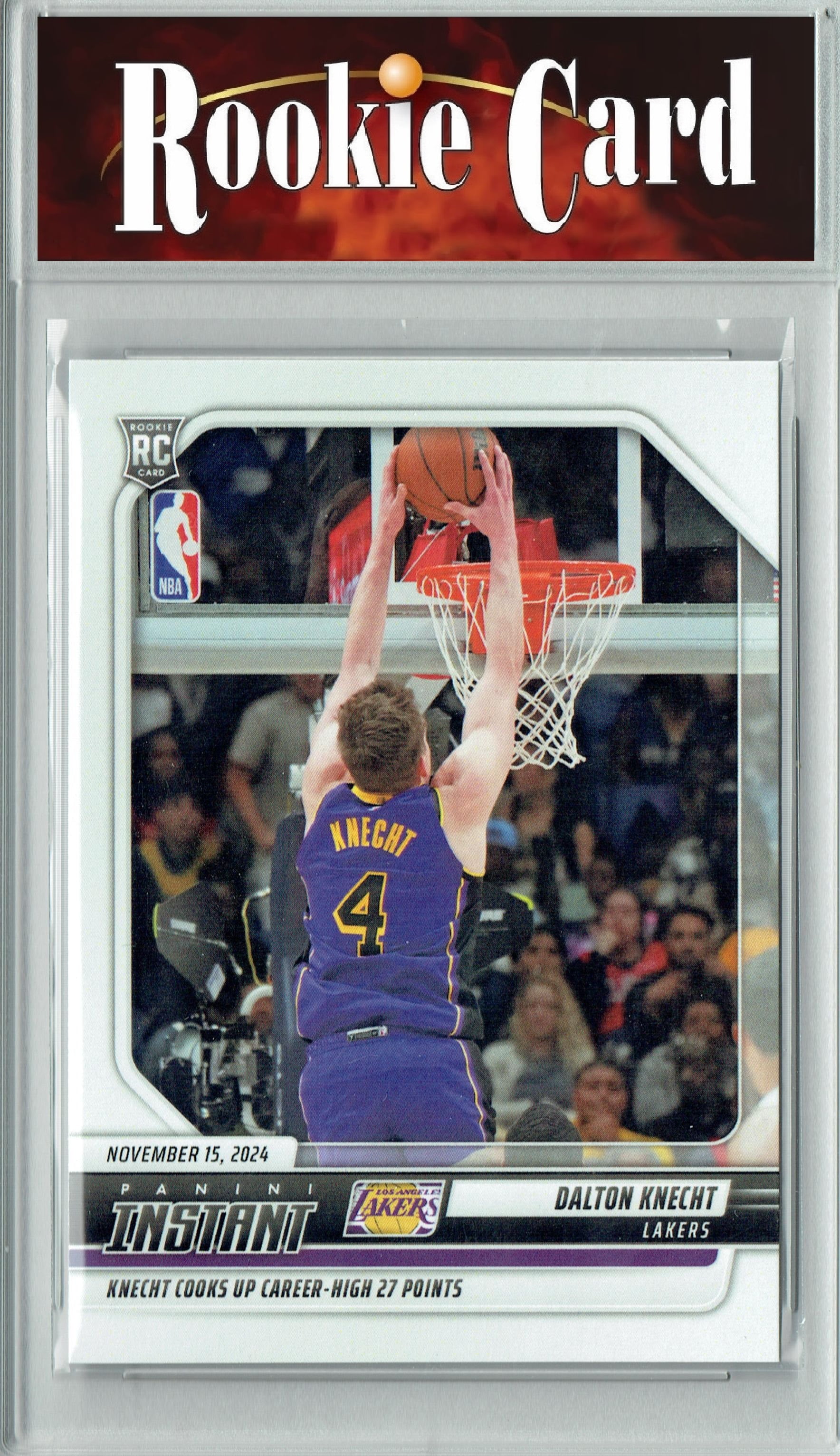 Certified Mint+ Dalton Knecht 2024 Panini Instant #123 Los Angeles ...