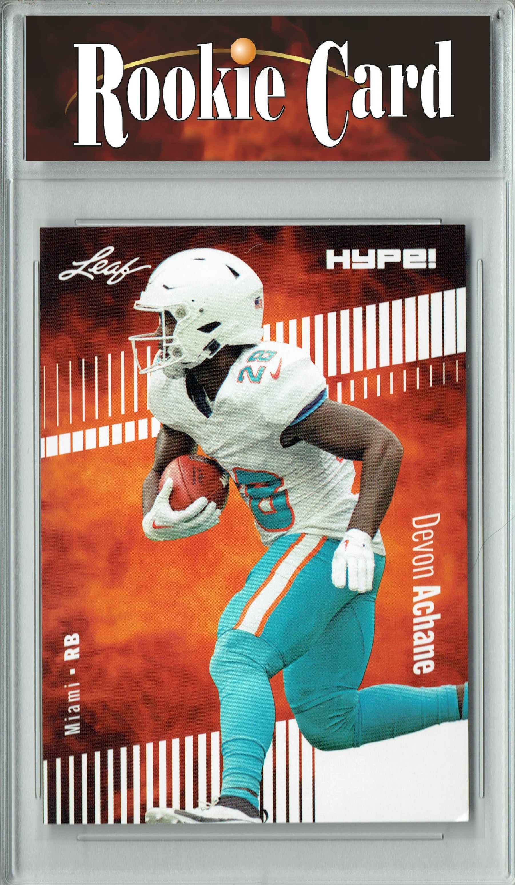 Certified Mint+ Devon Achane 2023 Leaf HYPE! #113 Only 5000 Made ...
