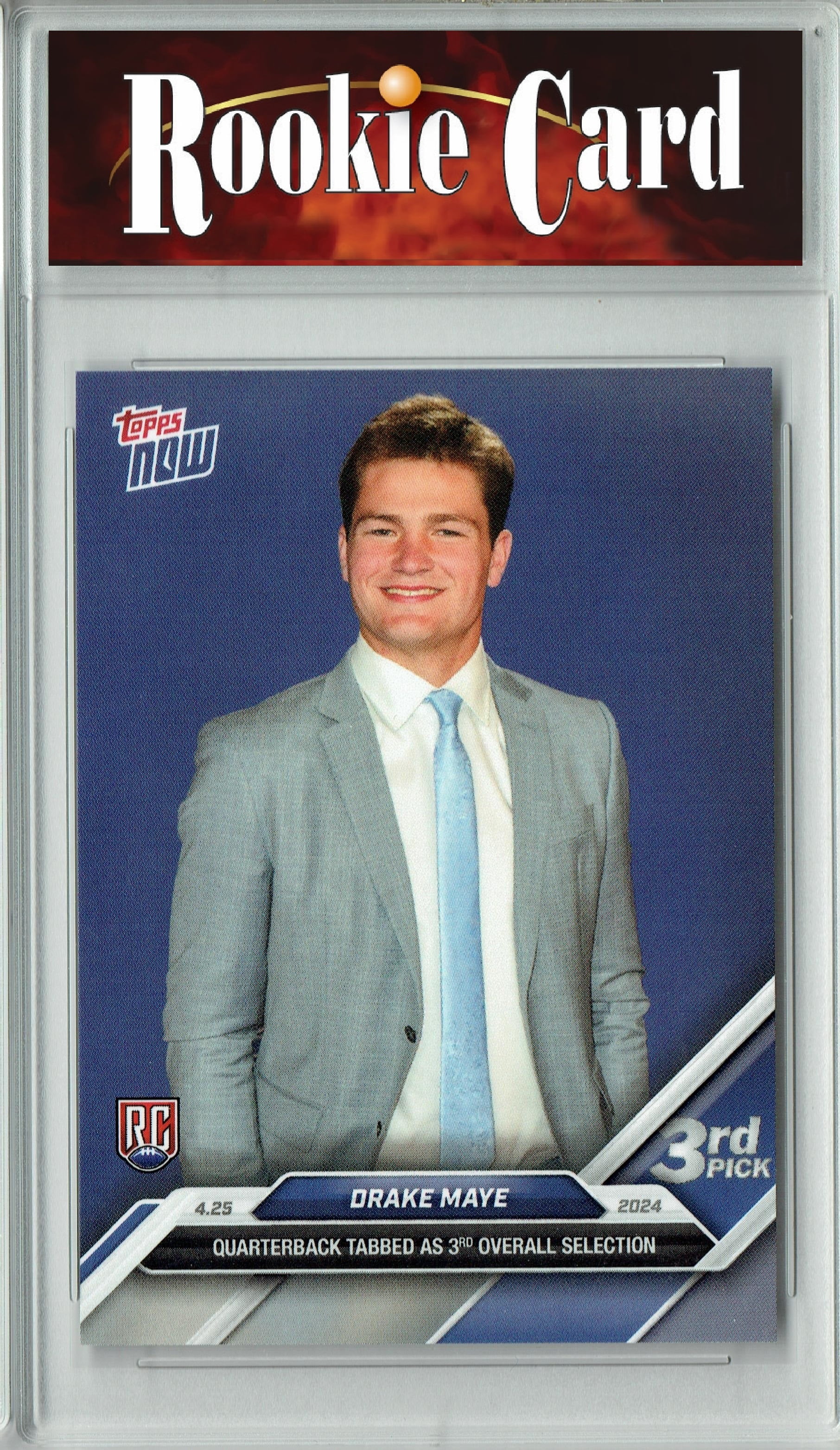 Certified Mint+ Drake Maye 2024 Topps Now #D-3 Draft Night Patriots ...