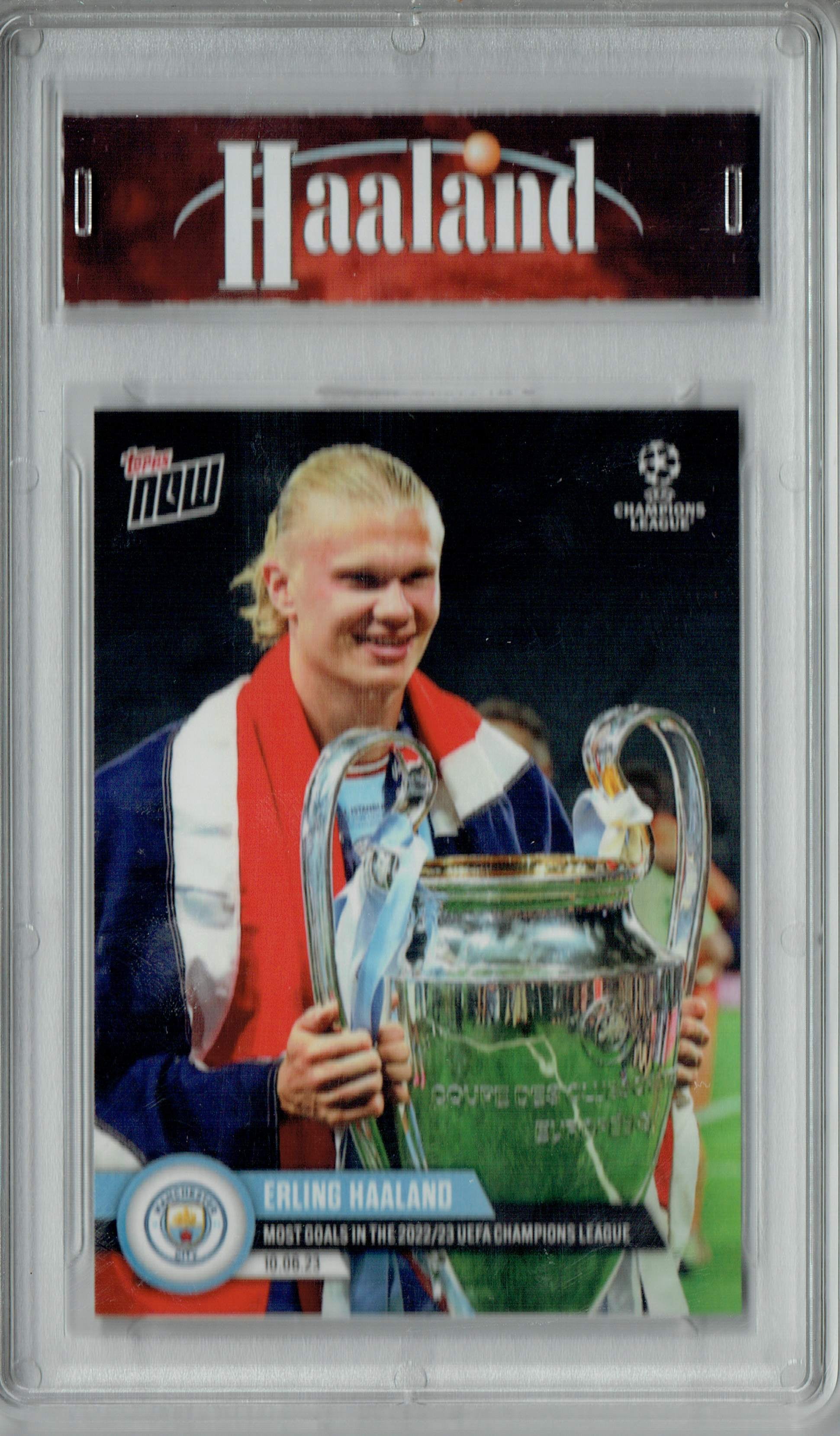 Certified Mint+ Erling Haaland 2022 Topps Now #123 Best Season in ...