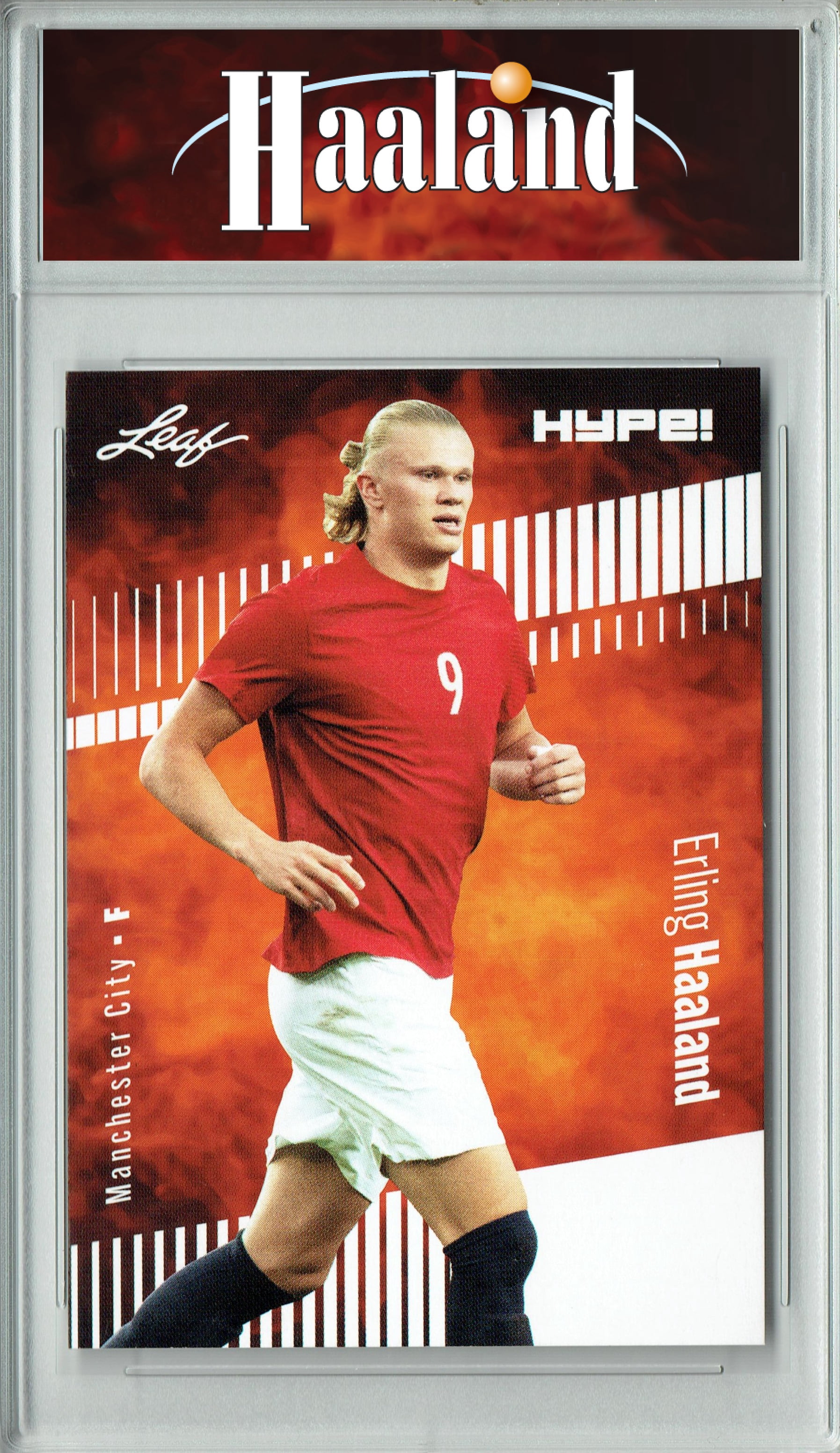 Certified Mint+ Erling Haaland 2023 Leaf HYPE! #118 Only 5000 Made ...