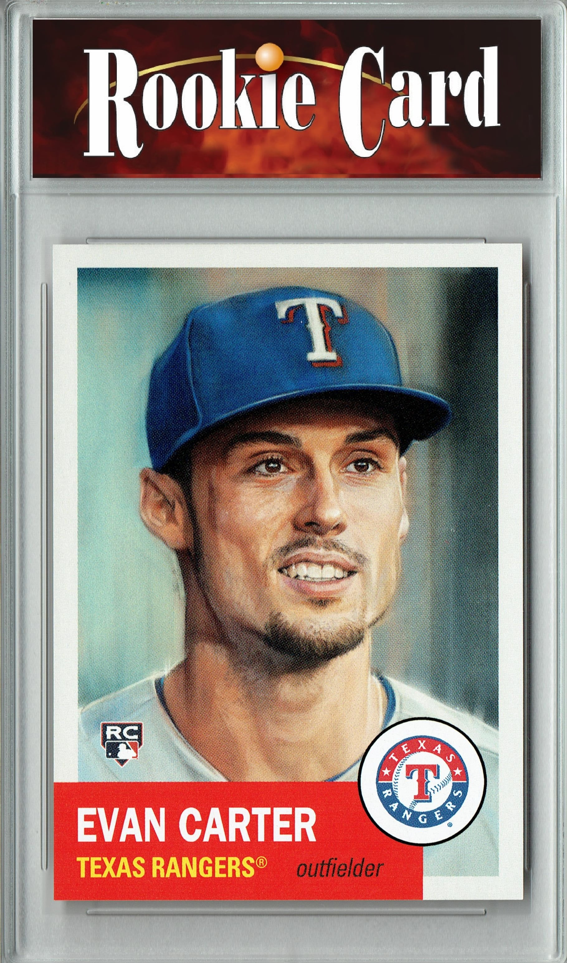 Certified Mint+ Evan Carter 2024 Topps Living Set #703 Texas Rangers ...