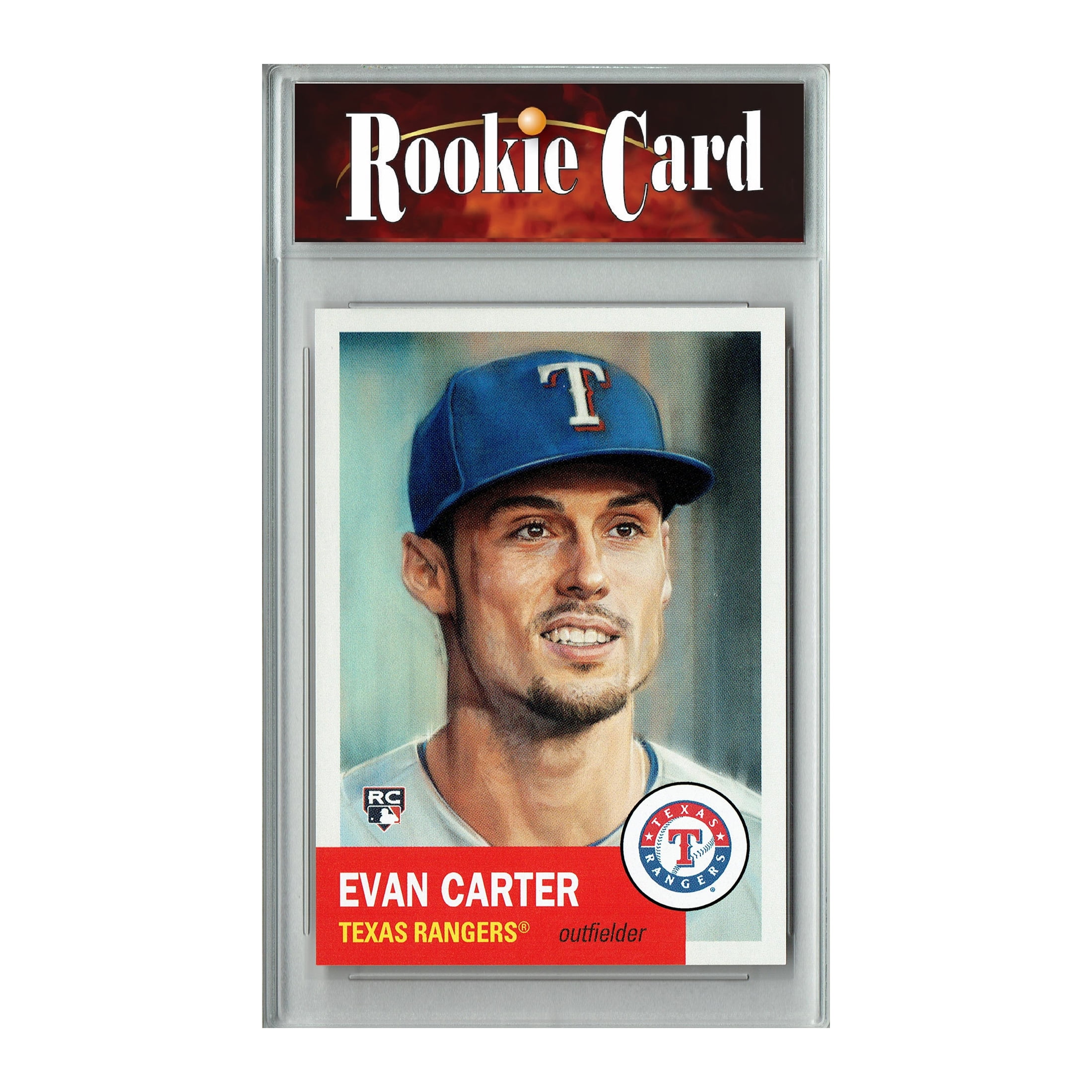 Certified Mint+ Evan Carter 2024 Topps Living Set #703 Texas Rangers ...