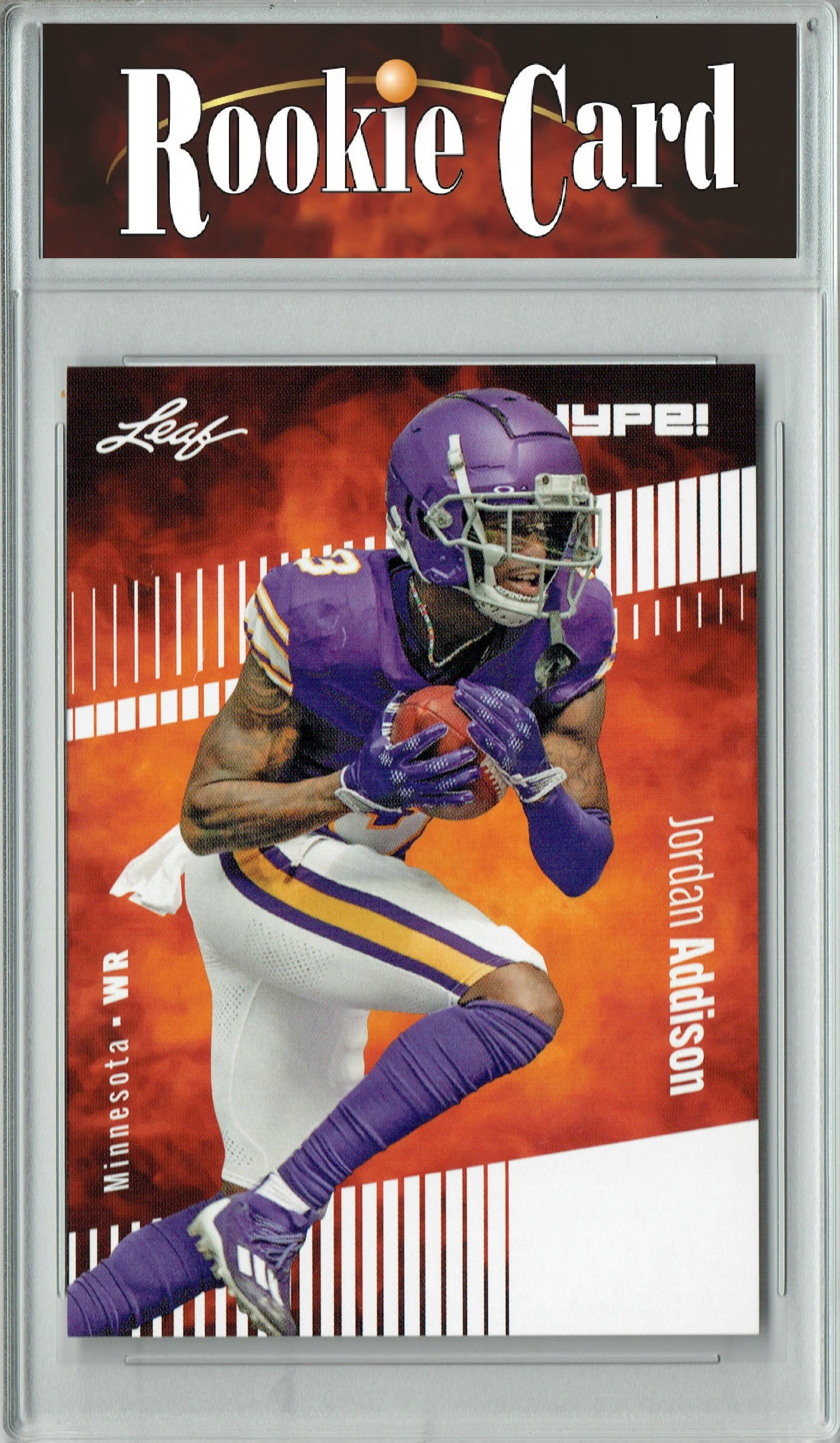 Certified Mint+ Jordan Addison 2023 Leaf HYPE! #127A Only 5000 Made ...