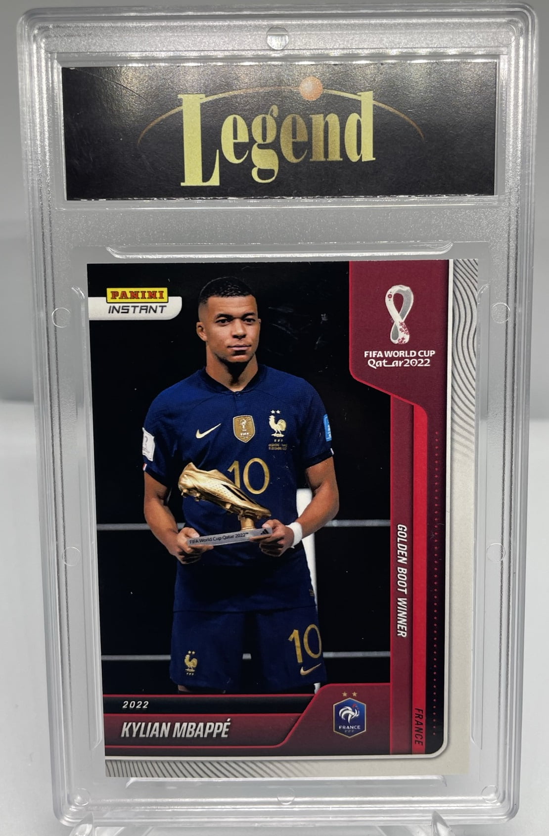 Certified Mint+ Kylian Mbappe Legend 2022 Panini Instant #133 World Cup ...