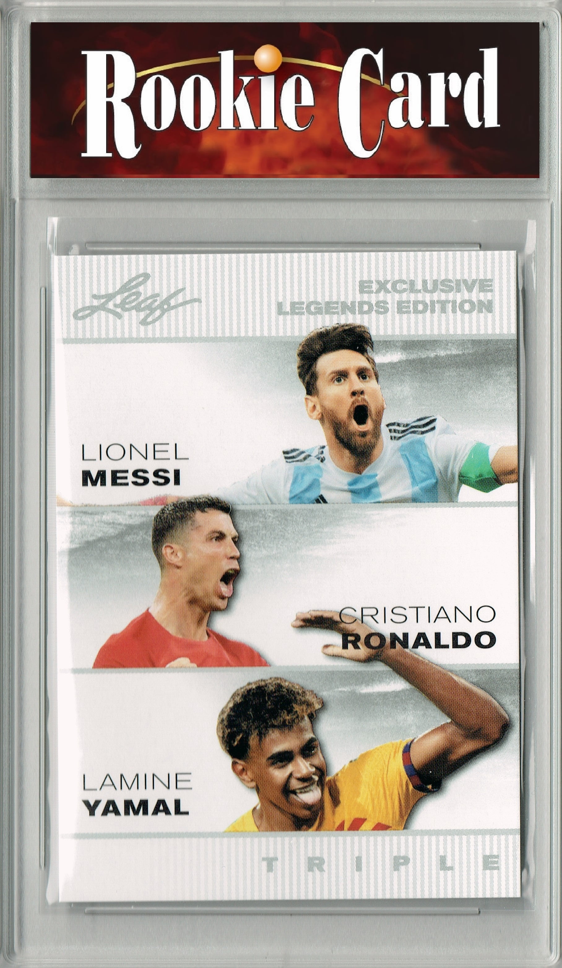 Certified Mint+ Lamine Yamal 2024 Leaf #ELE45 Triple Rookie Card ...