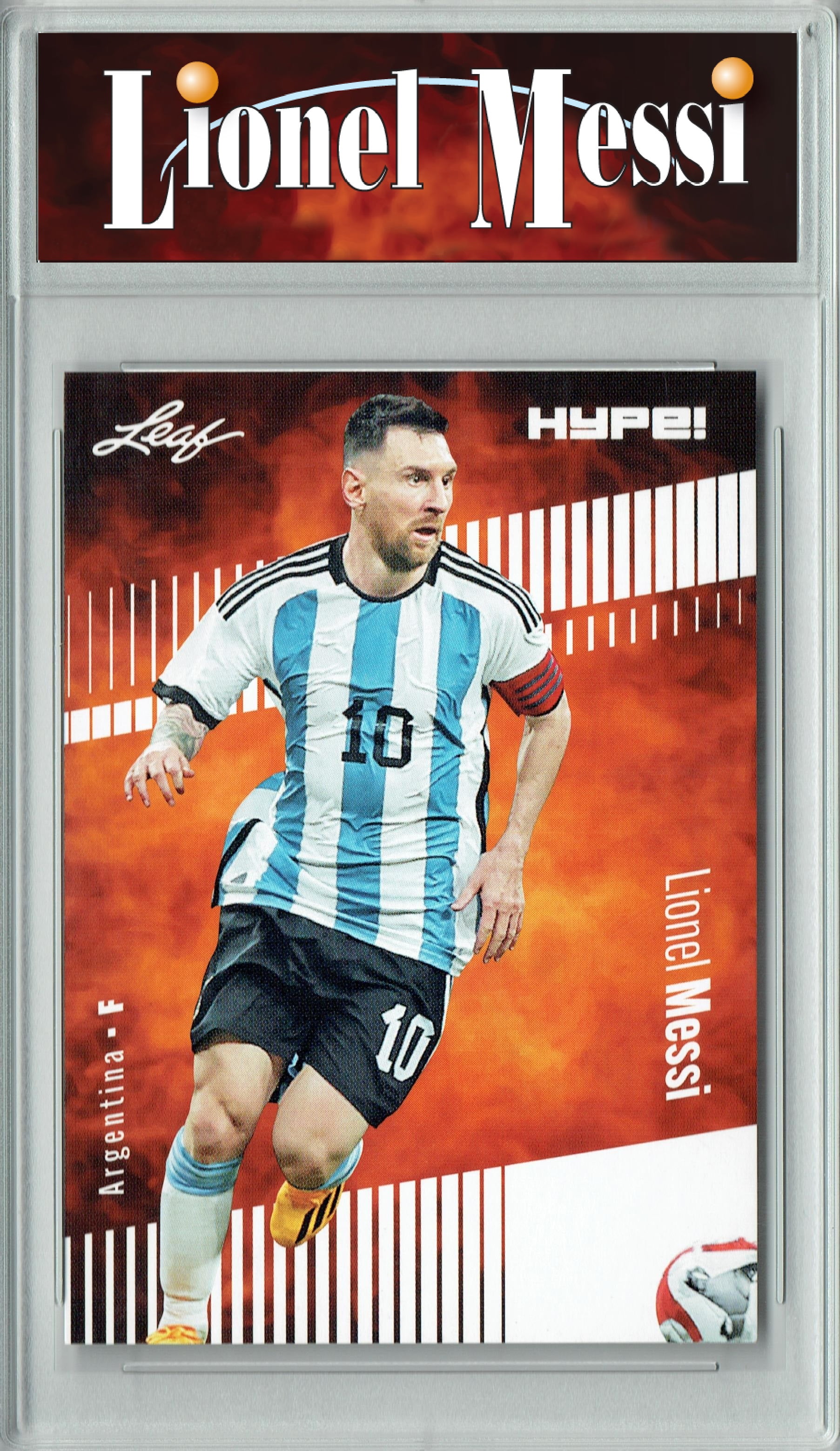 Certified Mint+ Lionel Messi 2023 Leaf HYPE! #130 Only 5000 Made! Rare ...